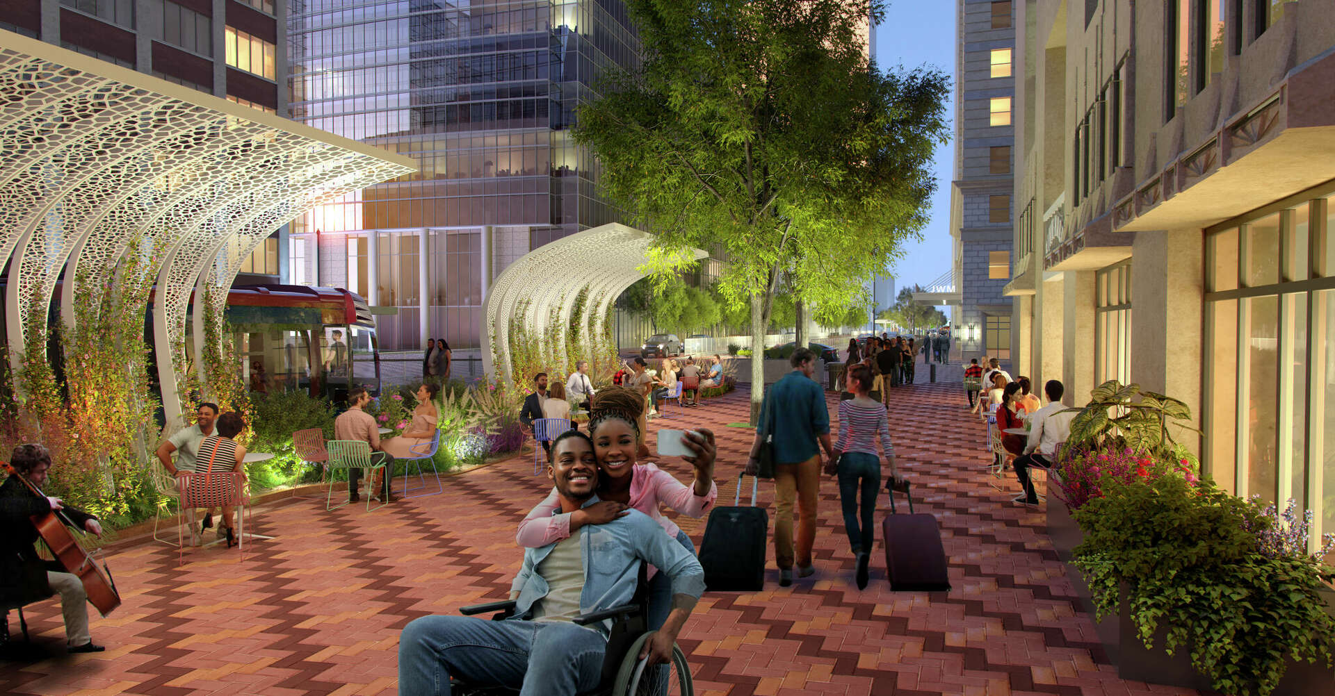 Downtown Houston reveals Main Street Promenade pedestrian mall plans