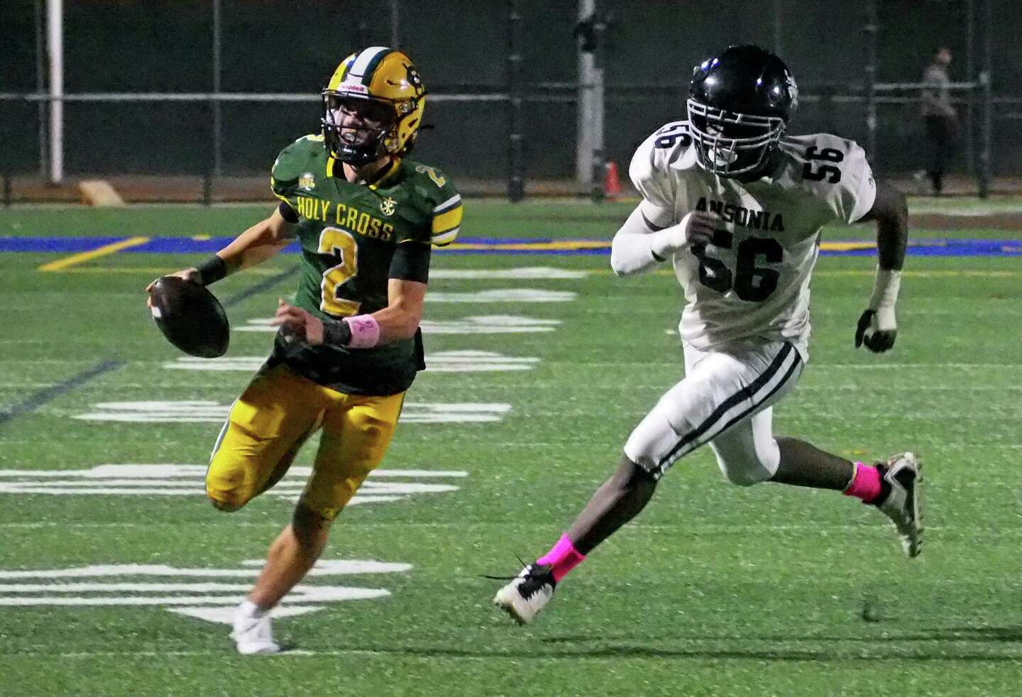 Ansonia defeats Holy Cross in CT high school football to stay unbeaten