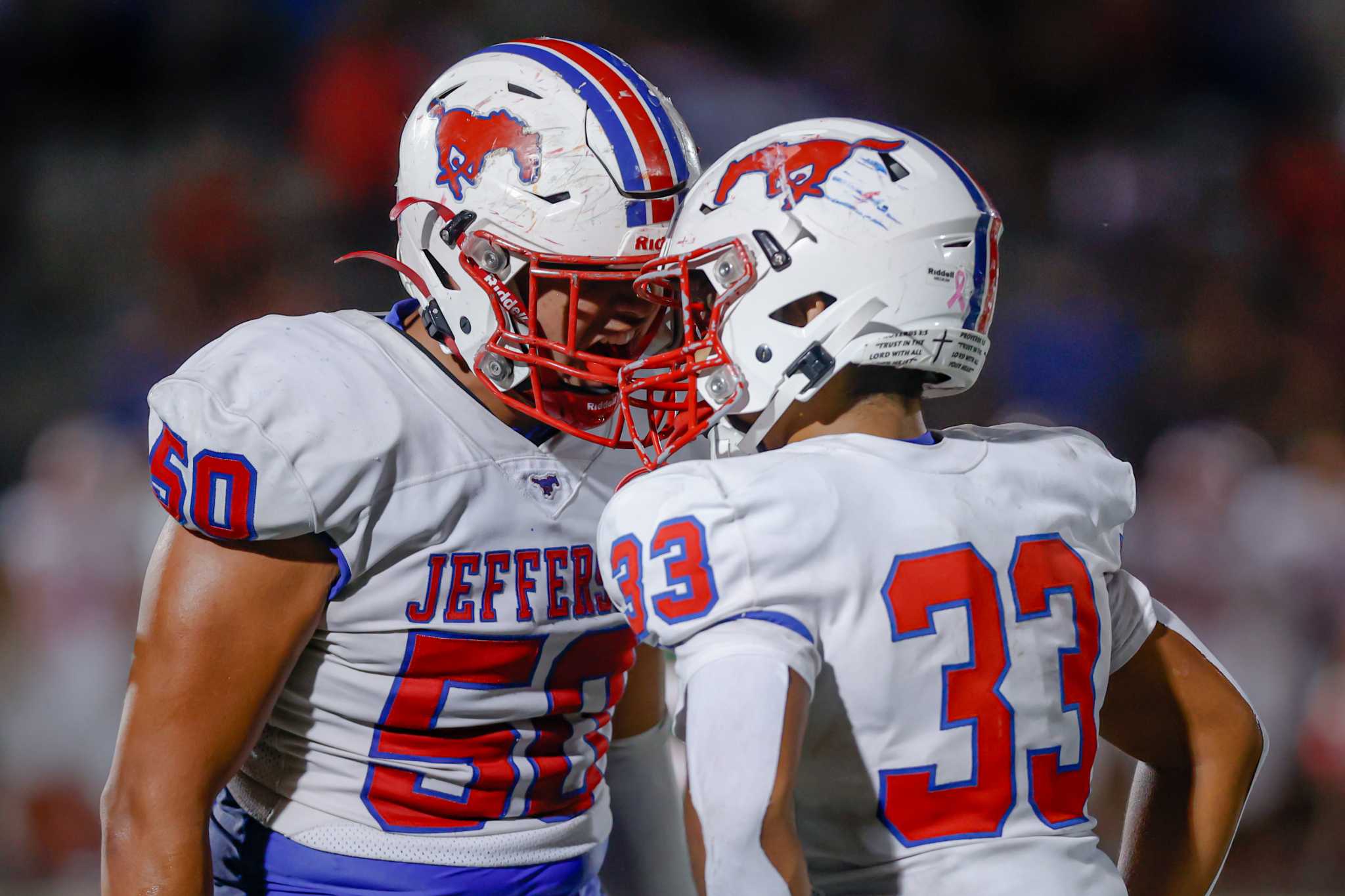 Jefferson football tops Sam Houston to bolster playoff hopes