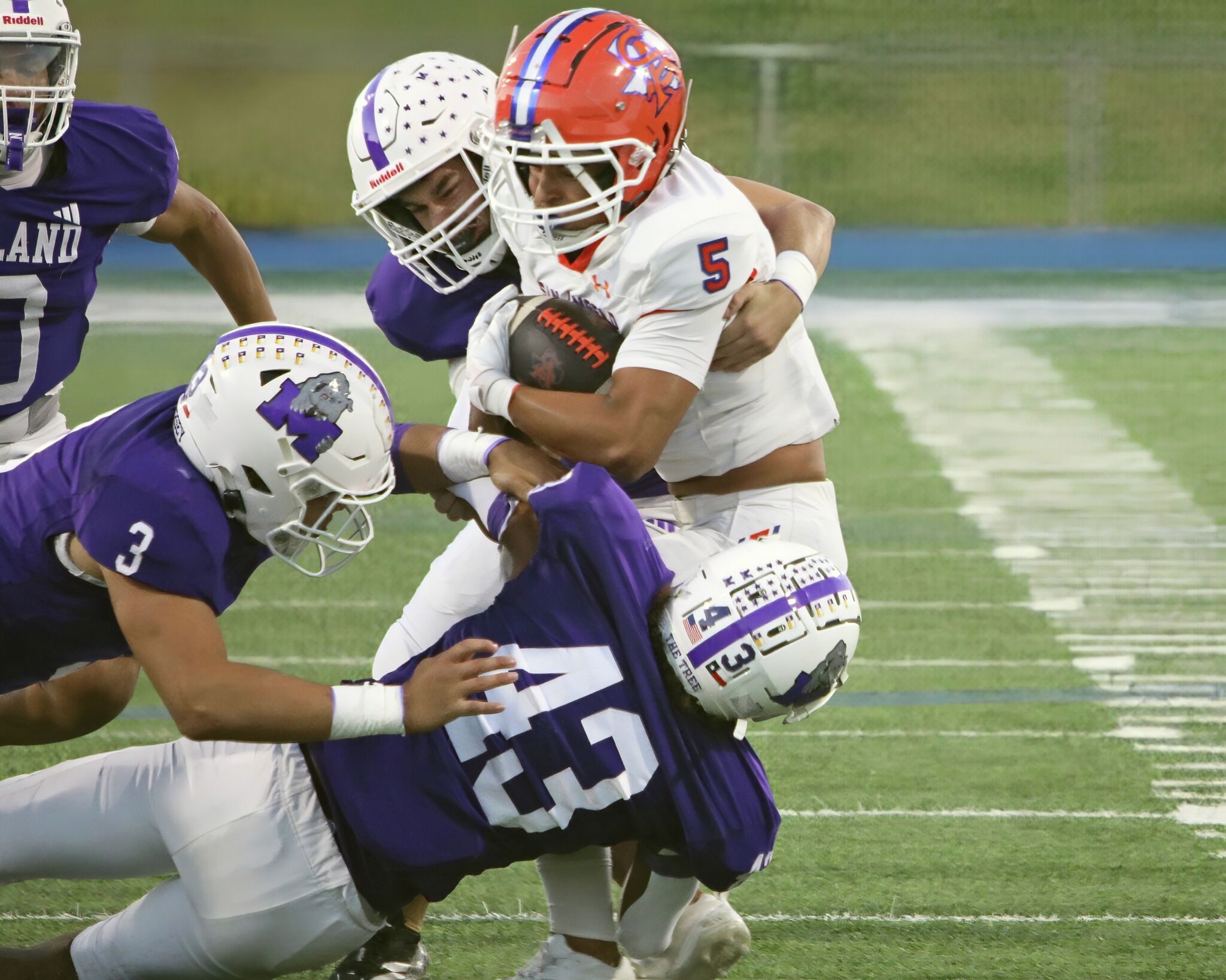 Texas statewide high school football scores from Oct. 25