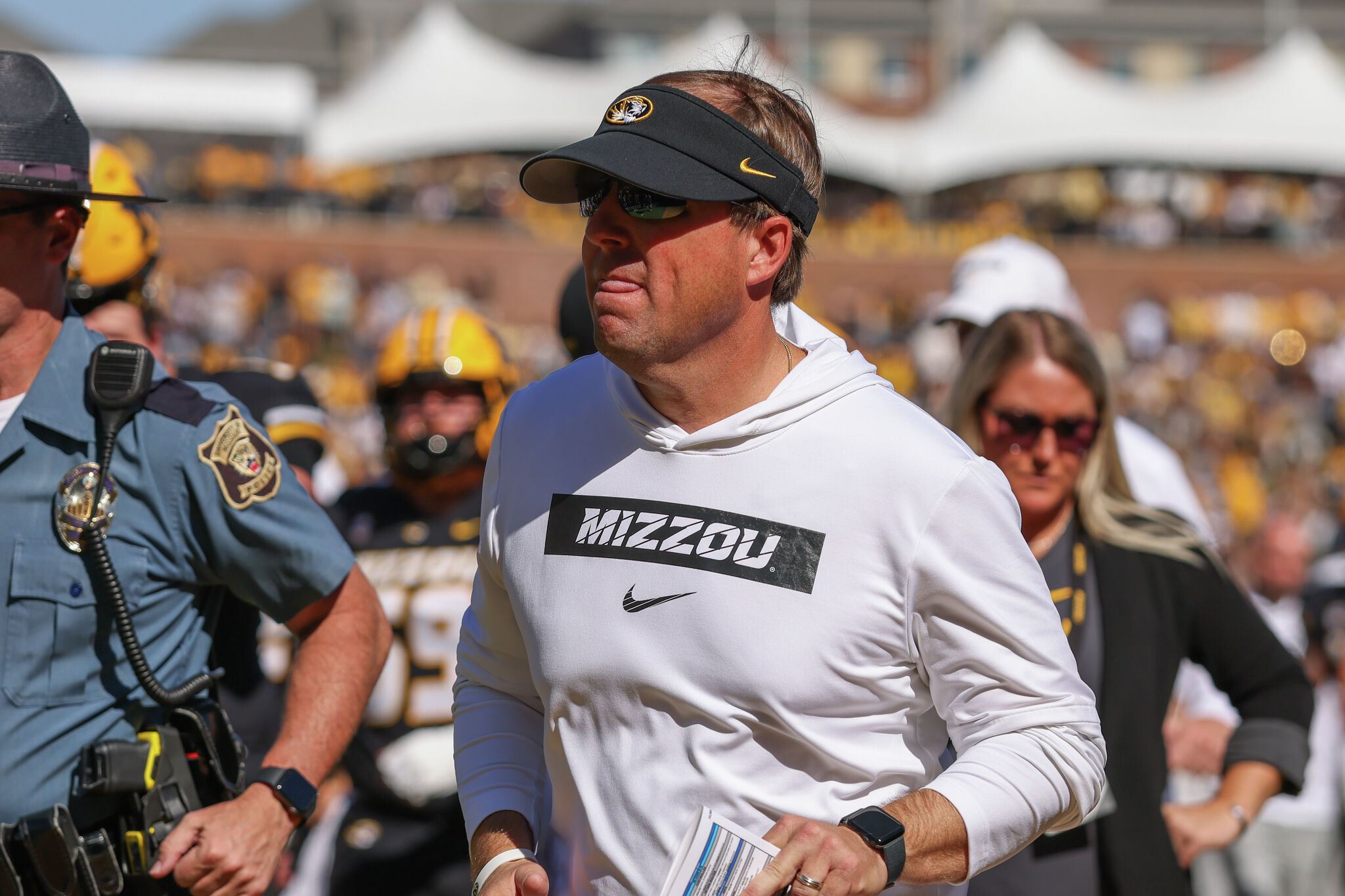 Eli Drinkwitz updates Mizzou QB Brady Cook injury status vs. Alabama