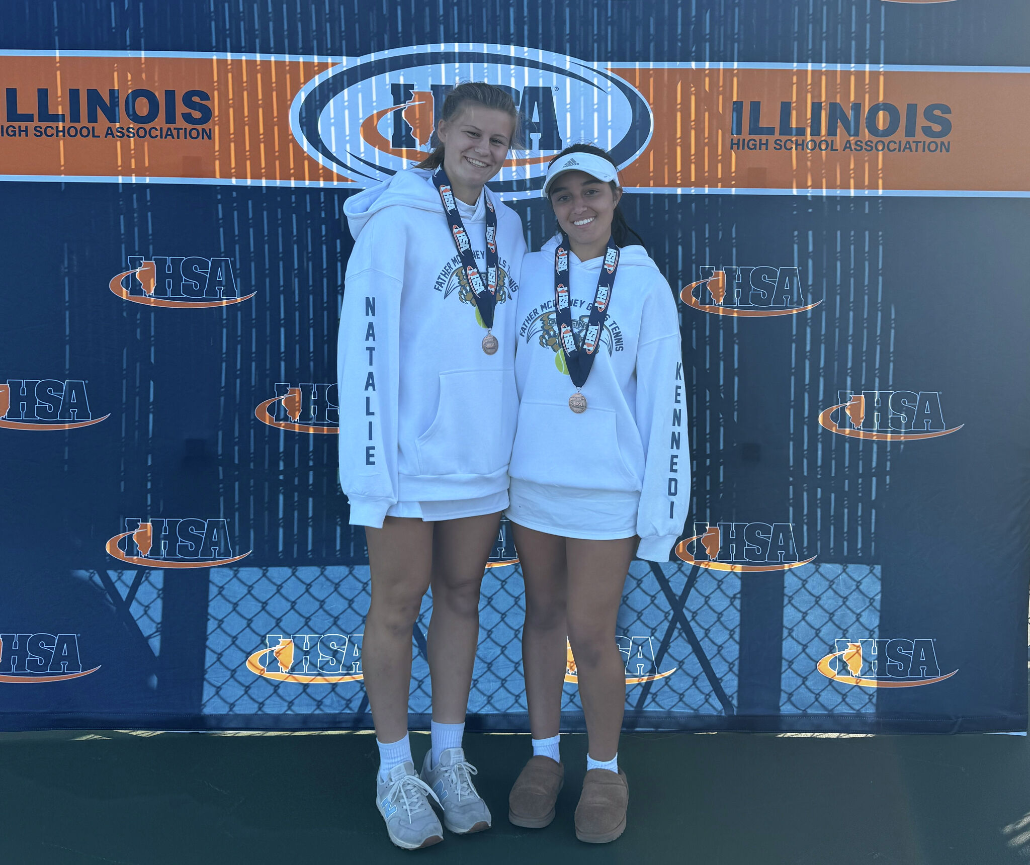 Father McGivney's Taylor, Beck finish fifth at state tennis tournament