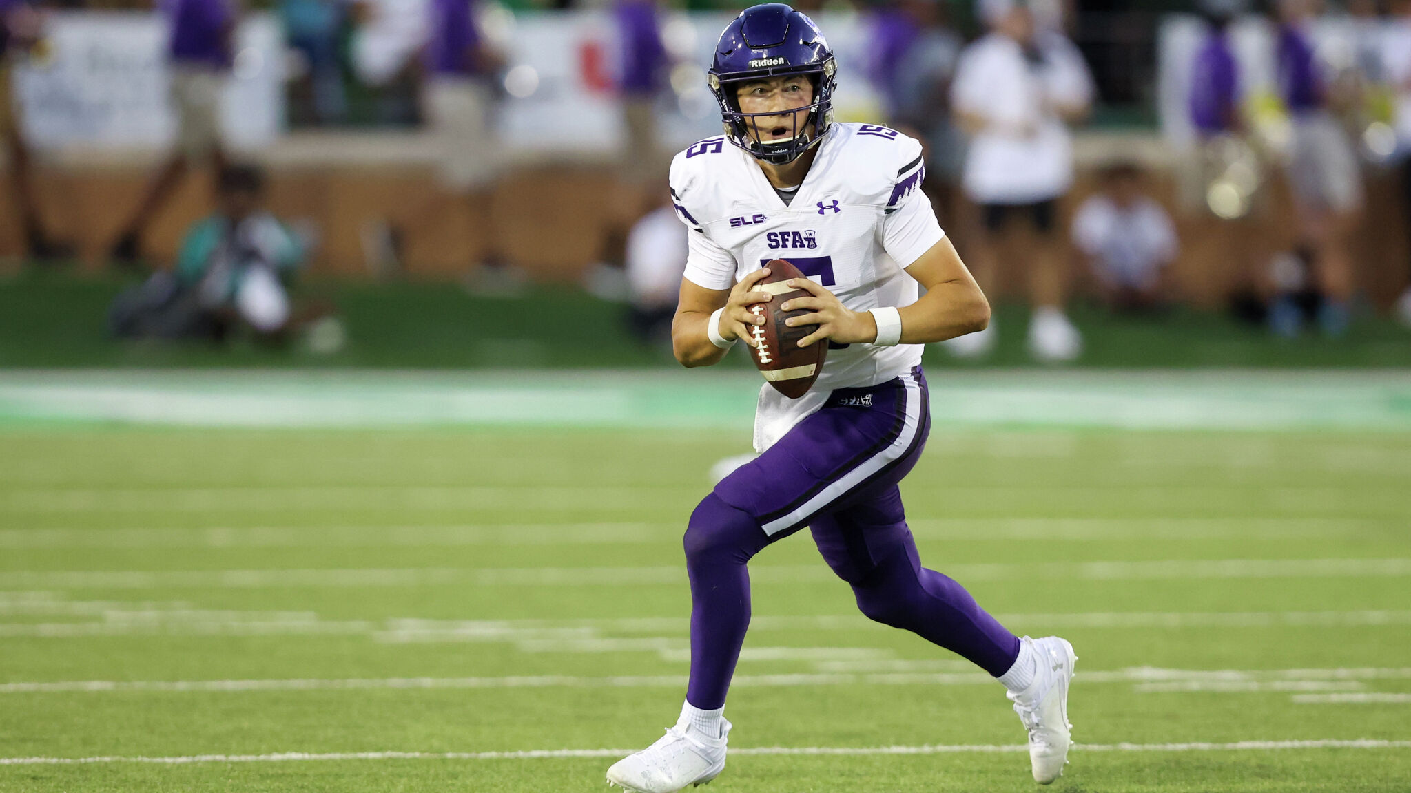 NCAA football: SFA Lumberjacks rout Houston Christian Huskies