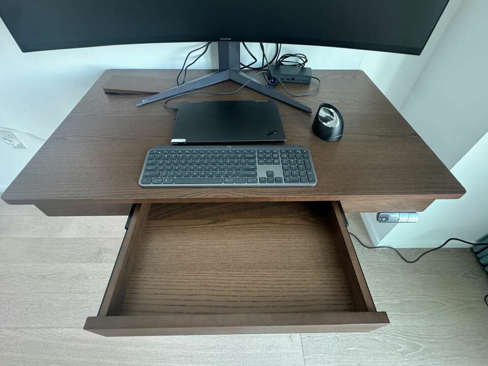 Burrow Copilot Desk review: A stylish option for standing or sitting