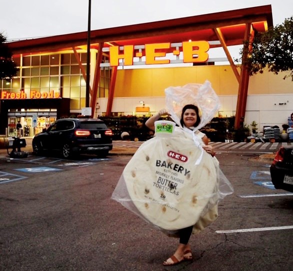 Texas grocery fans flip over H-E-B tortilla Halloween costume
