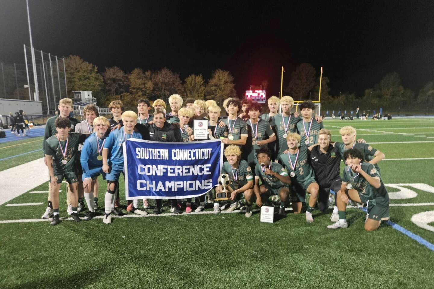 Notre Dame-West Haven wins first SCC boys soccer championship