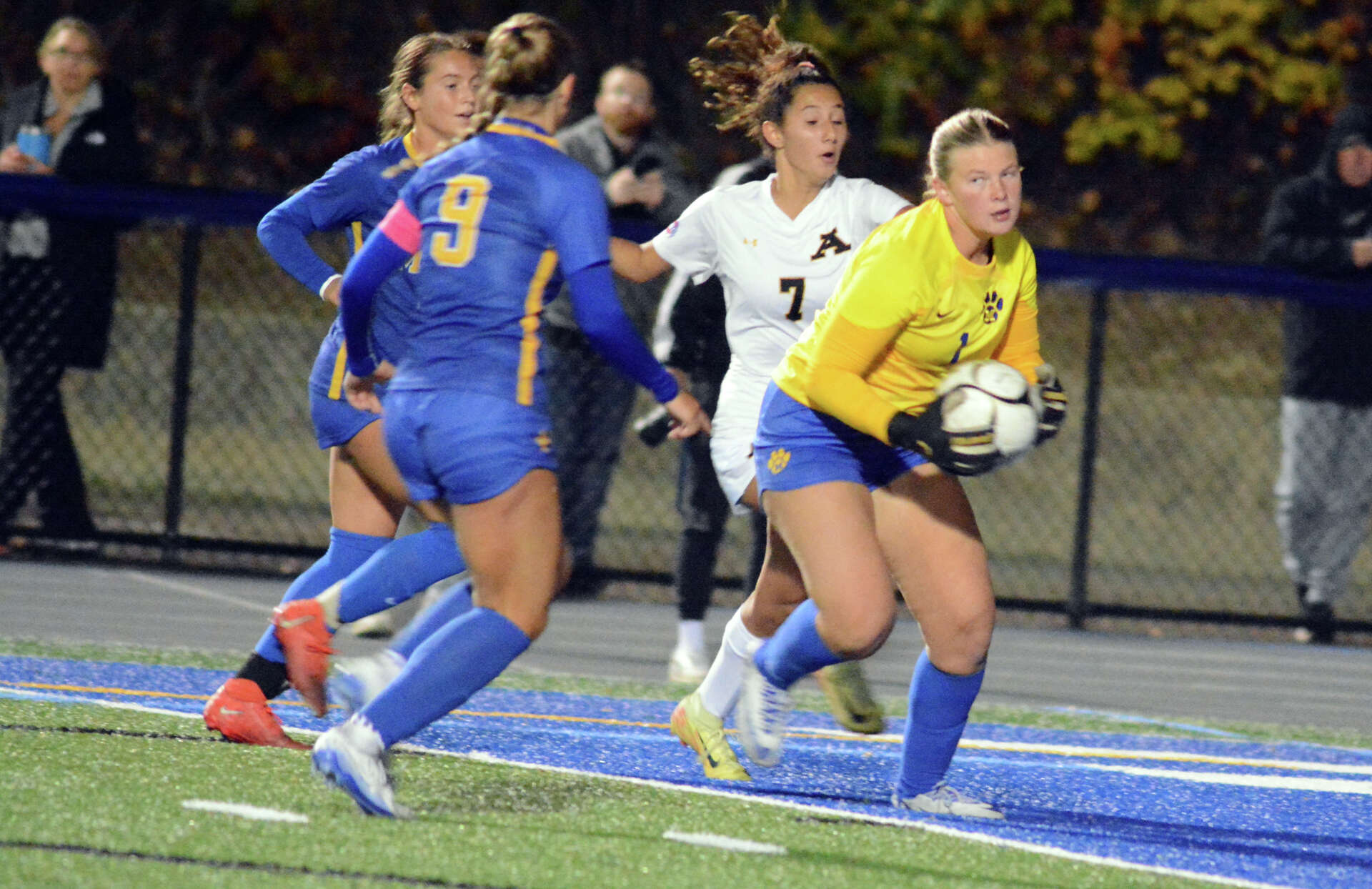 Mercy girls soccer wins SCC championship over Amity in overtime