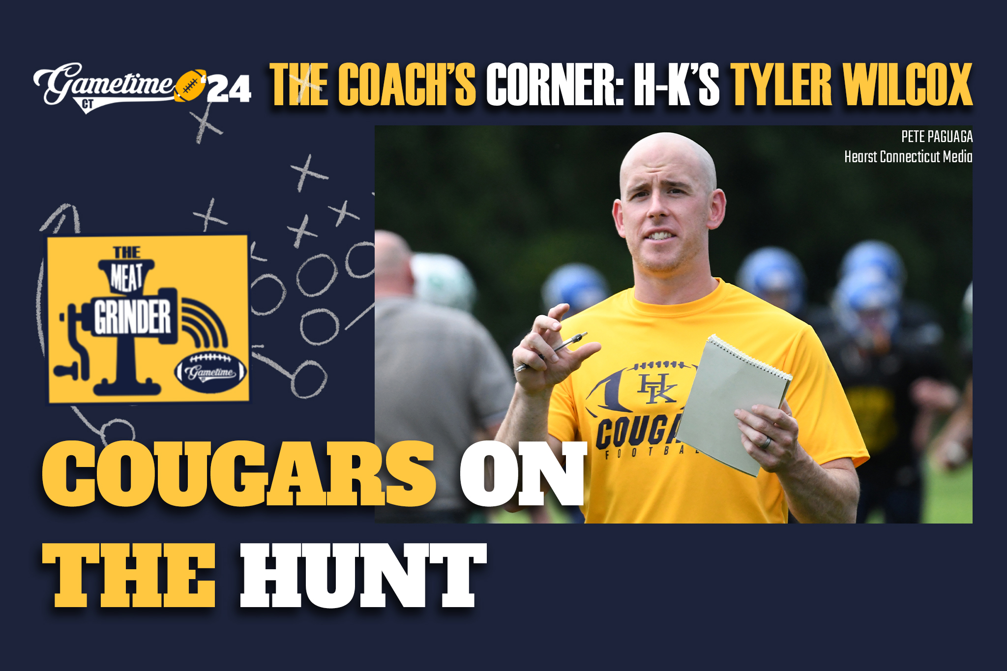 Haddam-Killingworth coach Tyler Wilcox joins the Meat Grinder podcast