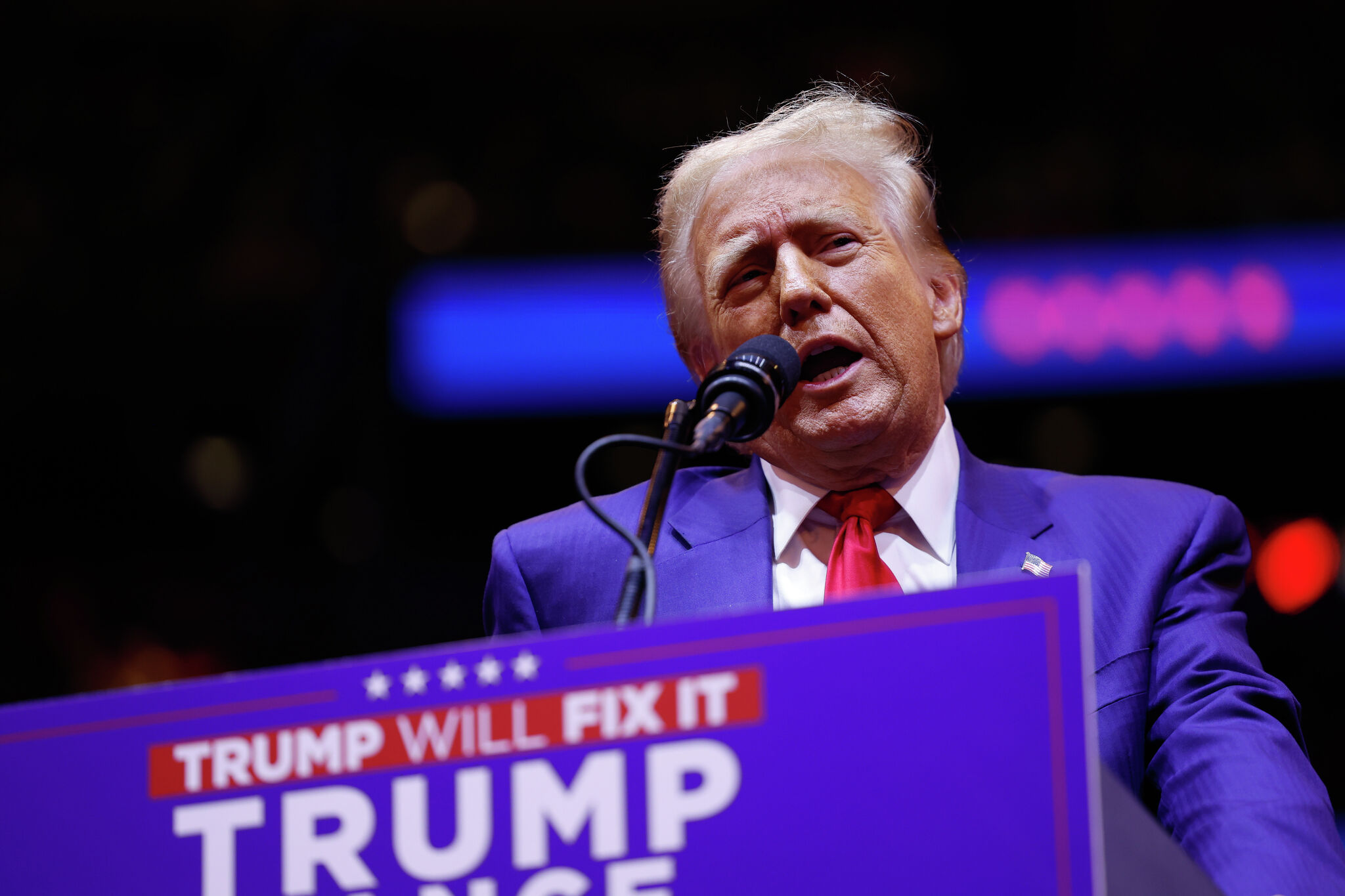 Trump's NYC rally 'secret' with Mike Johnson raises questions