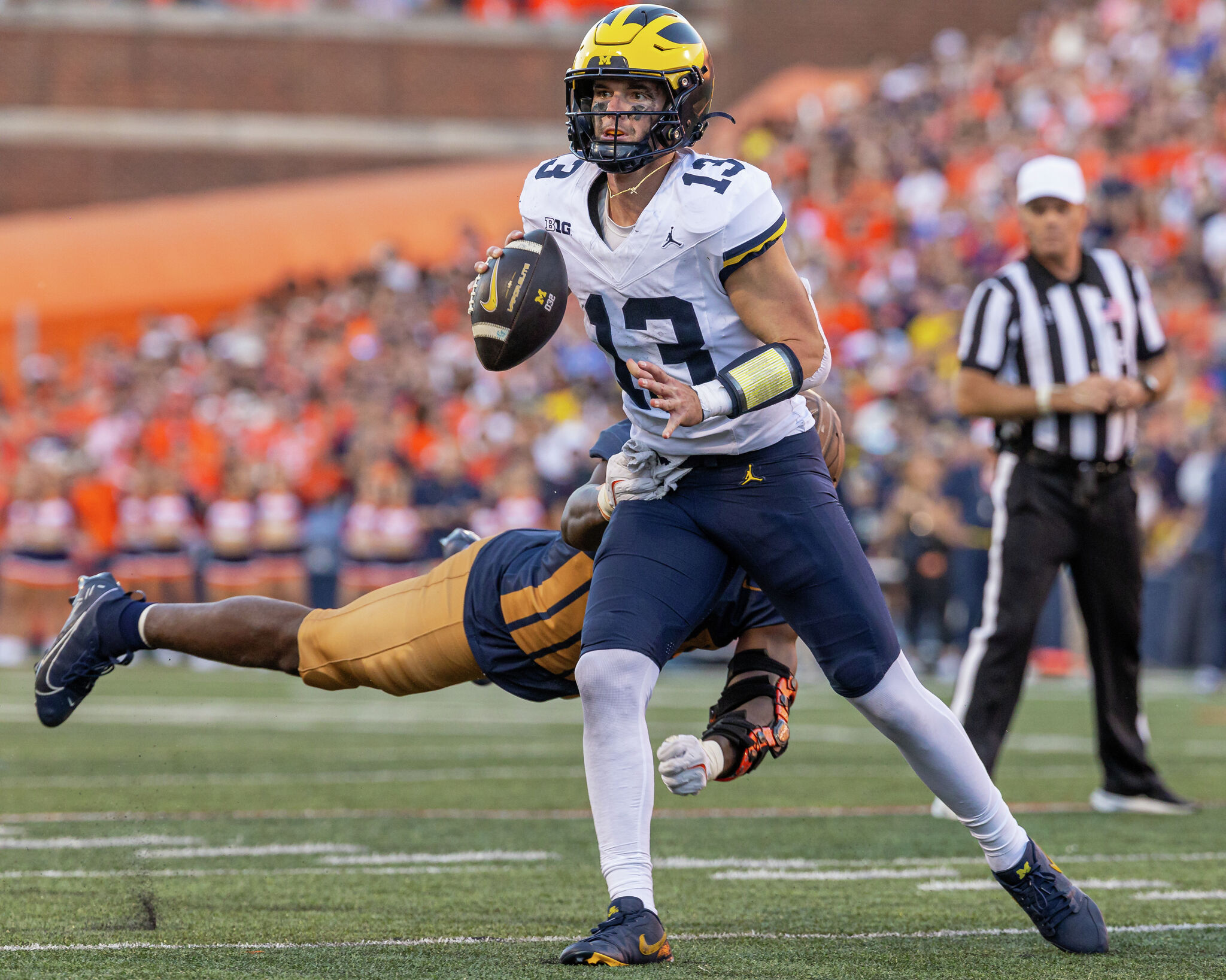 Michigan QB Jack Tuttle retires after fifth concussion