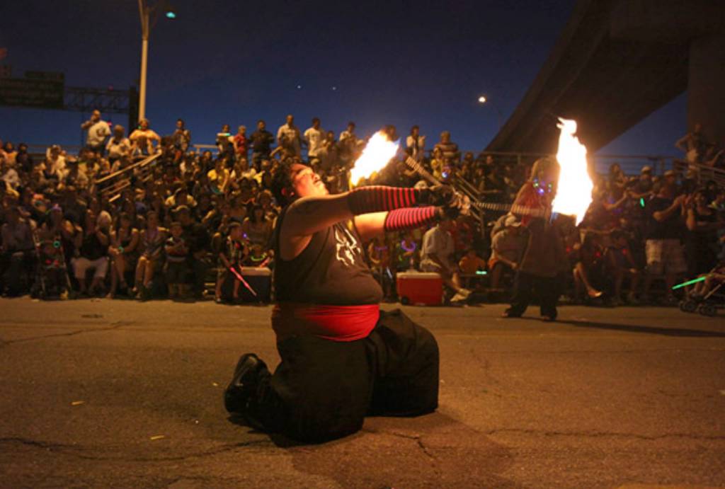 Crowds flock to Flambeau