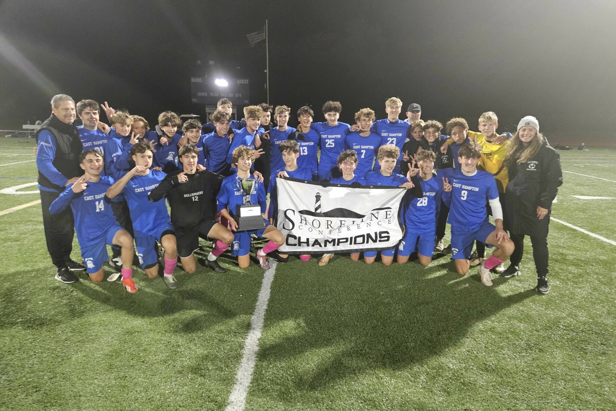 East Hampton boys soccer wins second Shoreline Conference title