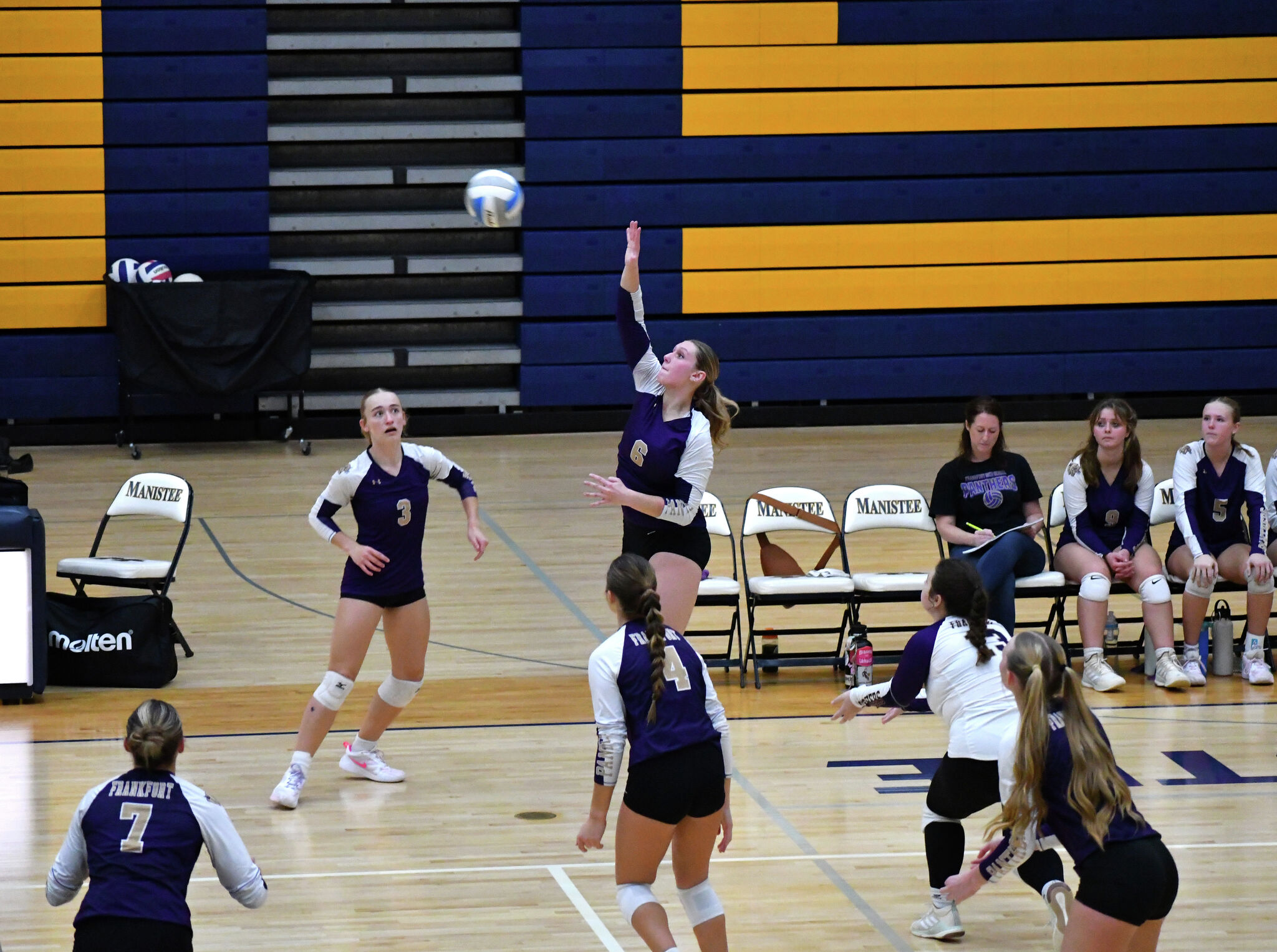 Frankfort tops Manistee in volleyball senior night showdown