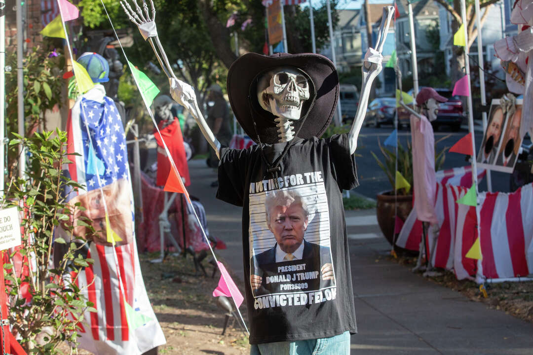 Bay Area couple builds elaborate 'MAGA carnival' for Halloween