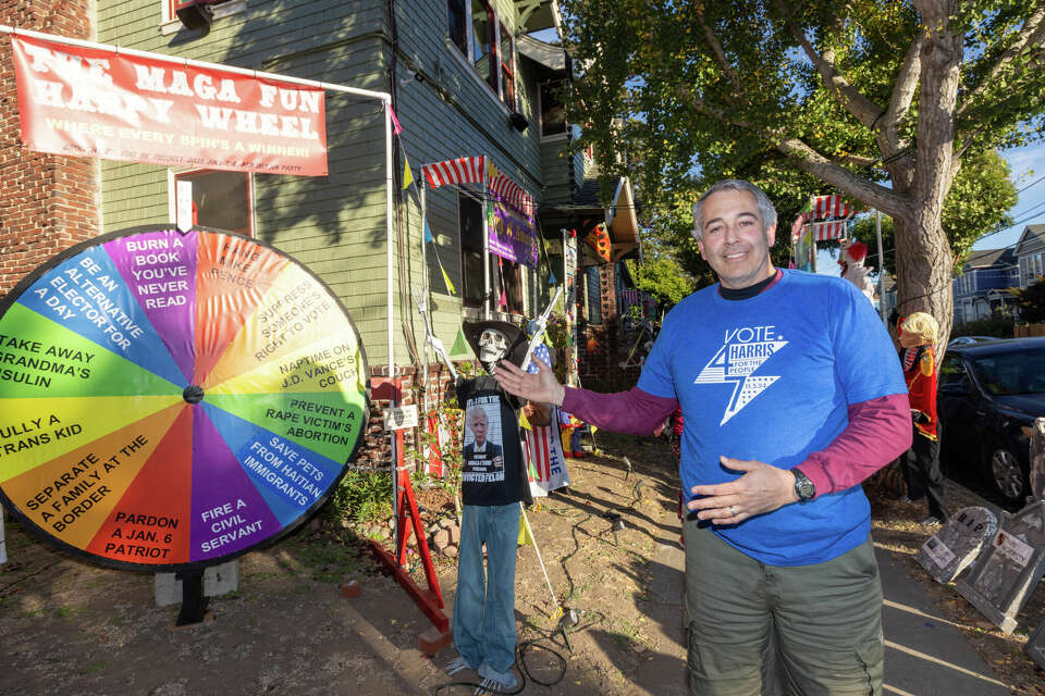 Bay Area couple builds elaborate 'MAGA carnival' for Halloween