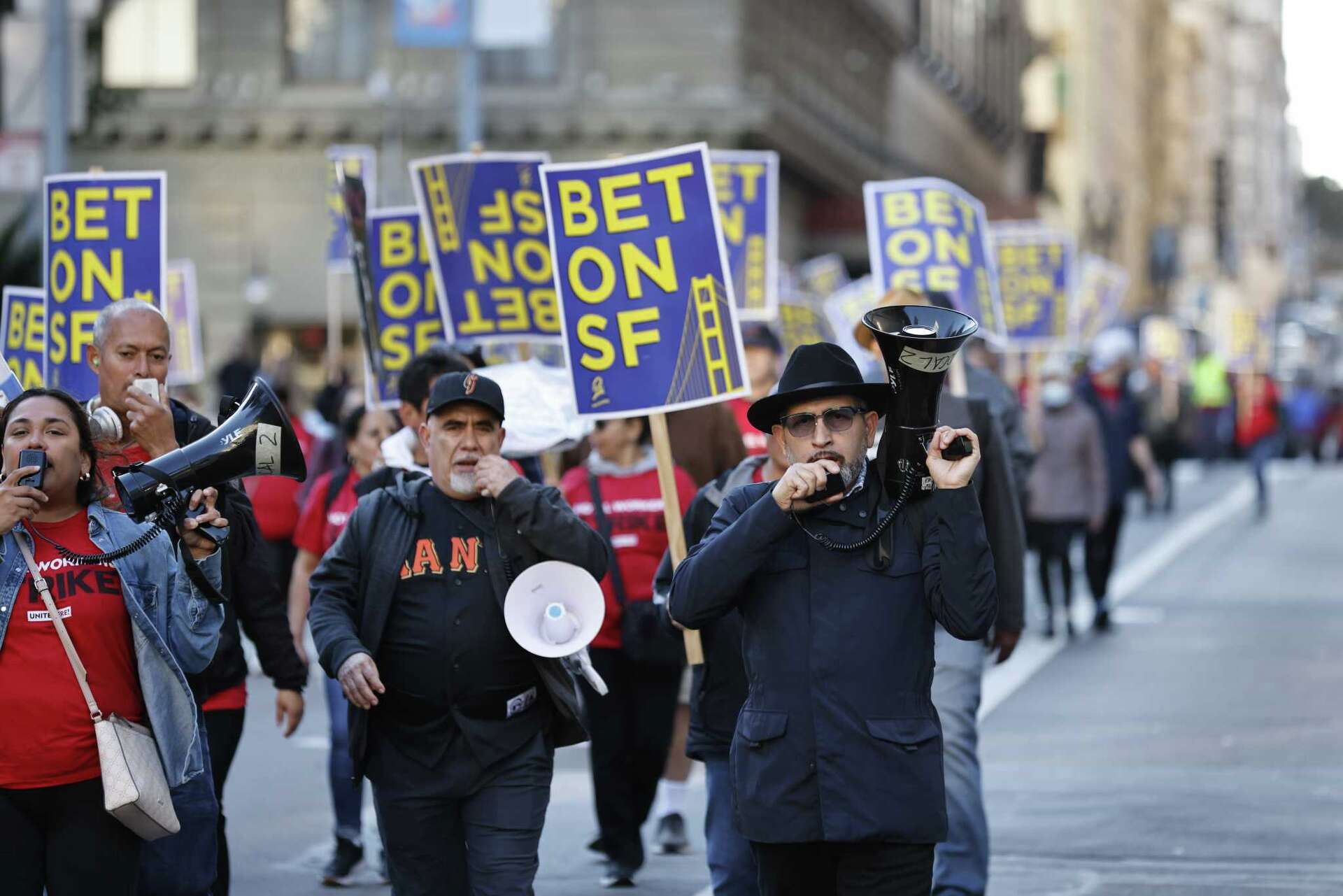 Dozens of striking S.F. hotel workers arrested during labor march