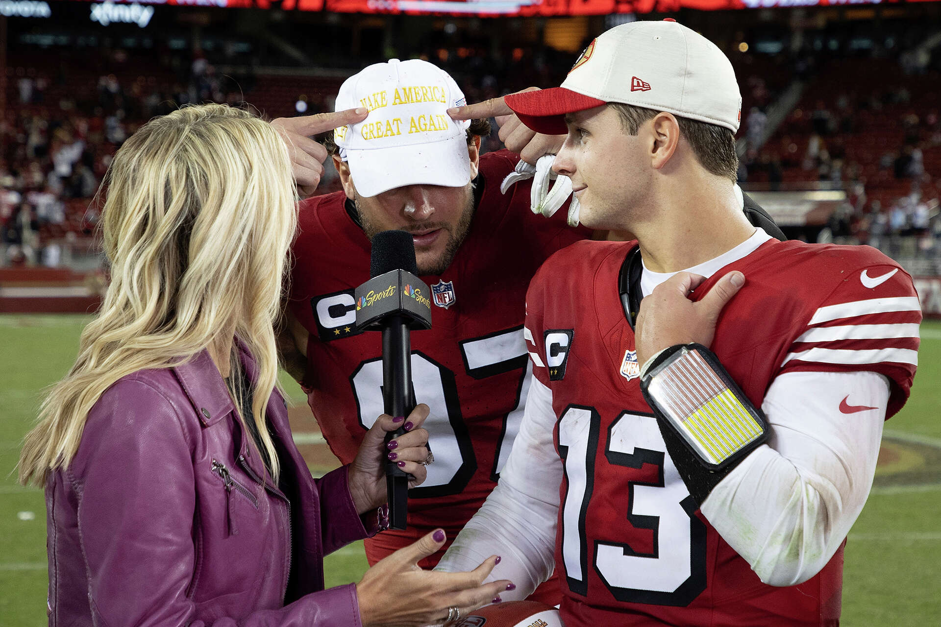 49ers' Nick Bosa fined by NFL for MAGA hat stunt