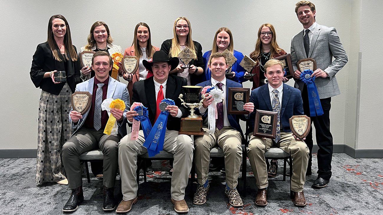 WT Meat Judging team earns second championship of the season