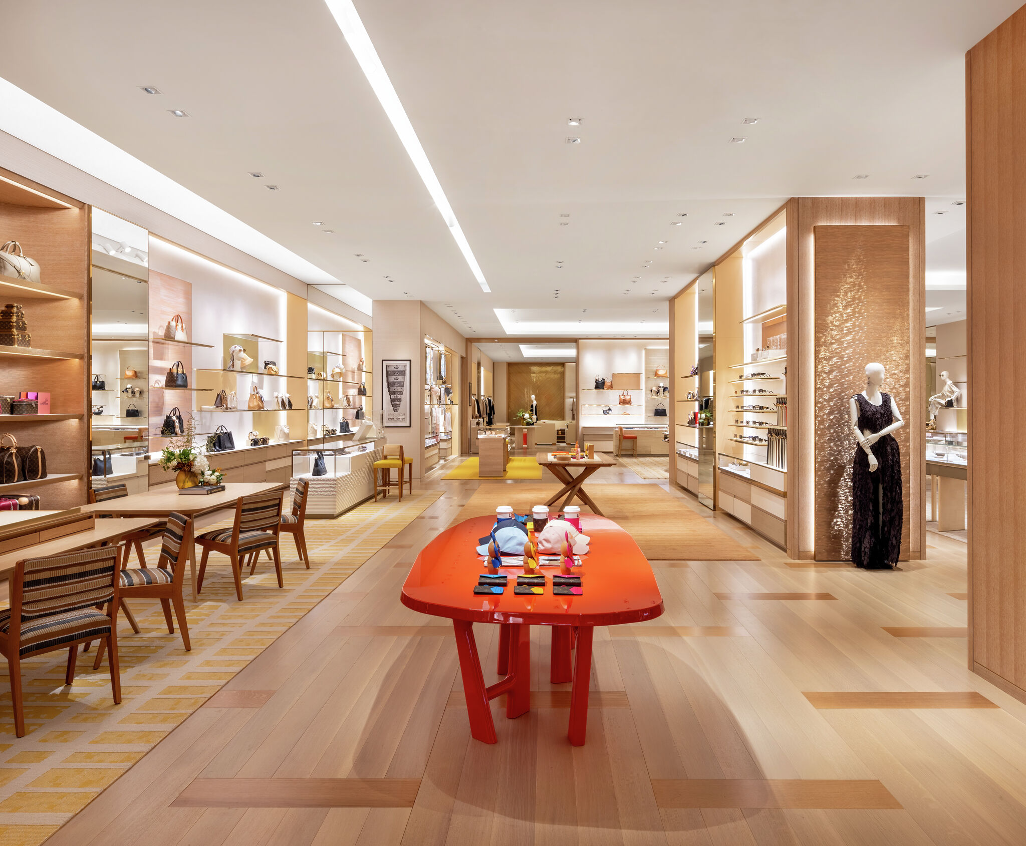 Inside Louis Vuitton Store