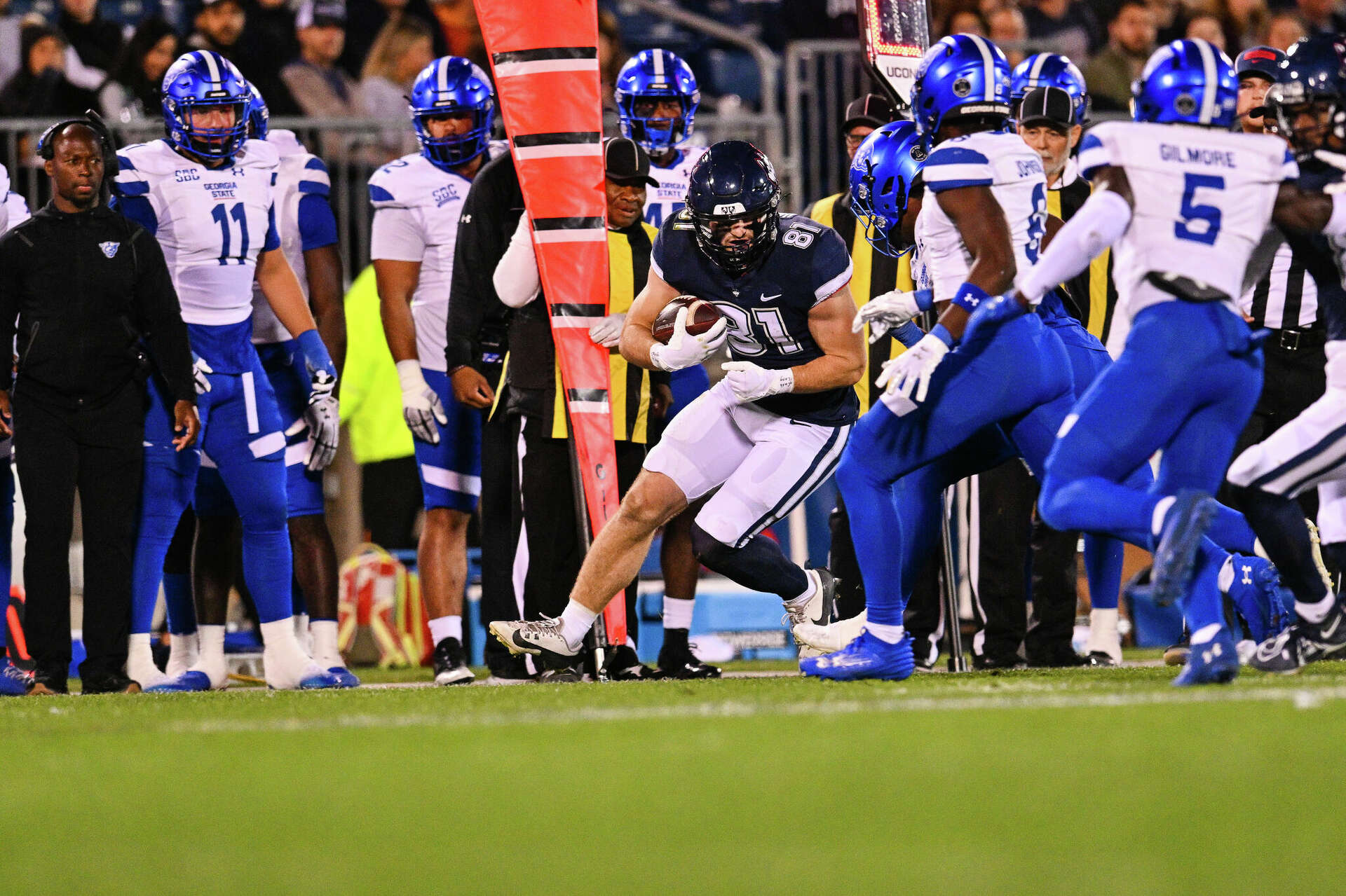 UConn football team holds off Georgia State, becomes bowl eligible