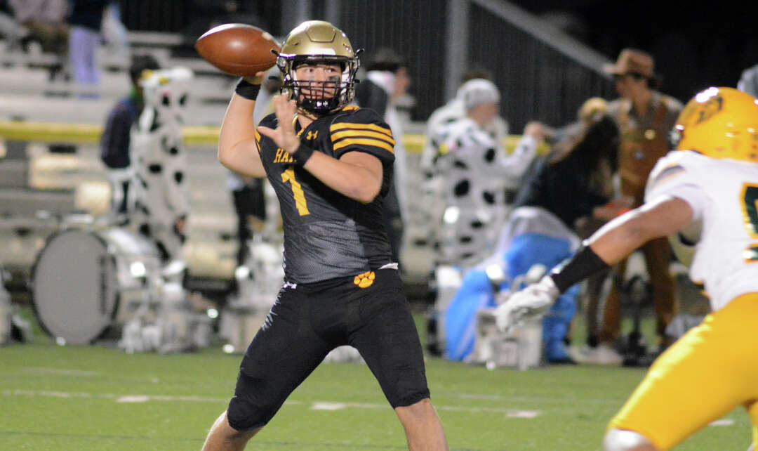 Daniel Hand High School football defeats Hamden in SCC action