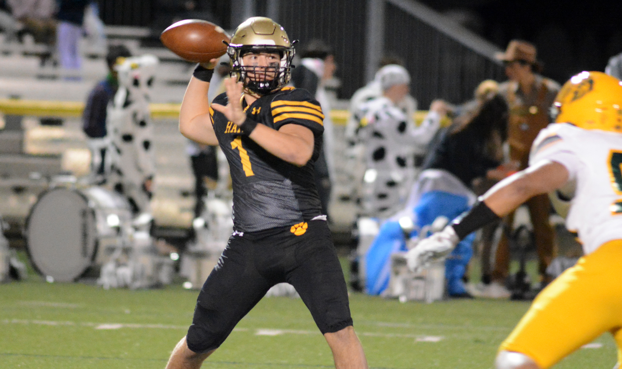 Daniel Hand High School football defeats Hamden in SCC action