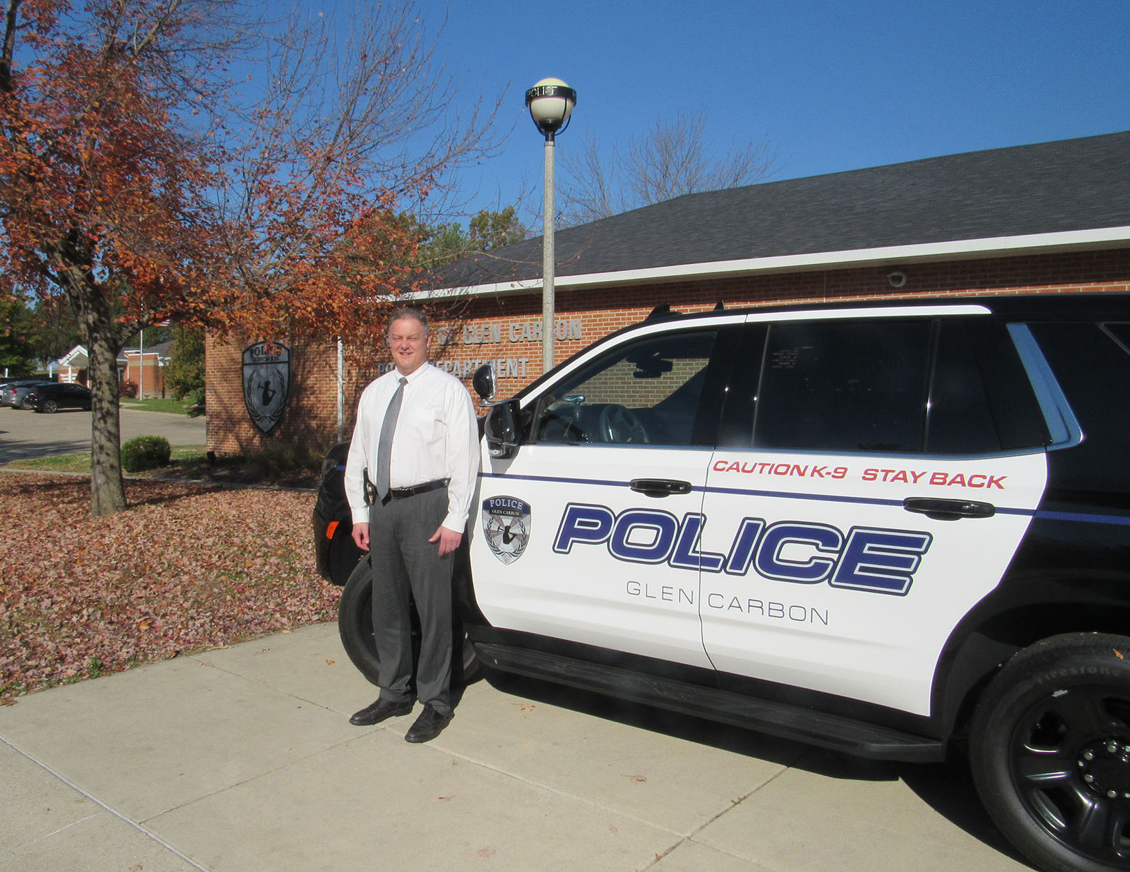 Todd Link honored for decade of leadership as Glen Carbon Police Chief