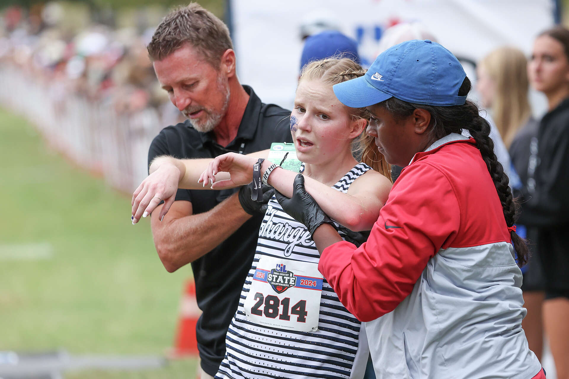 Boerne Champion's Elizabeth Leachman defends state cross country title