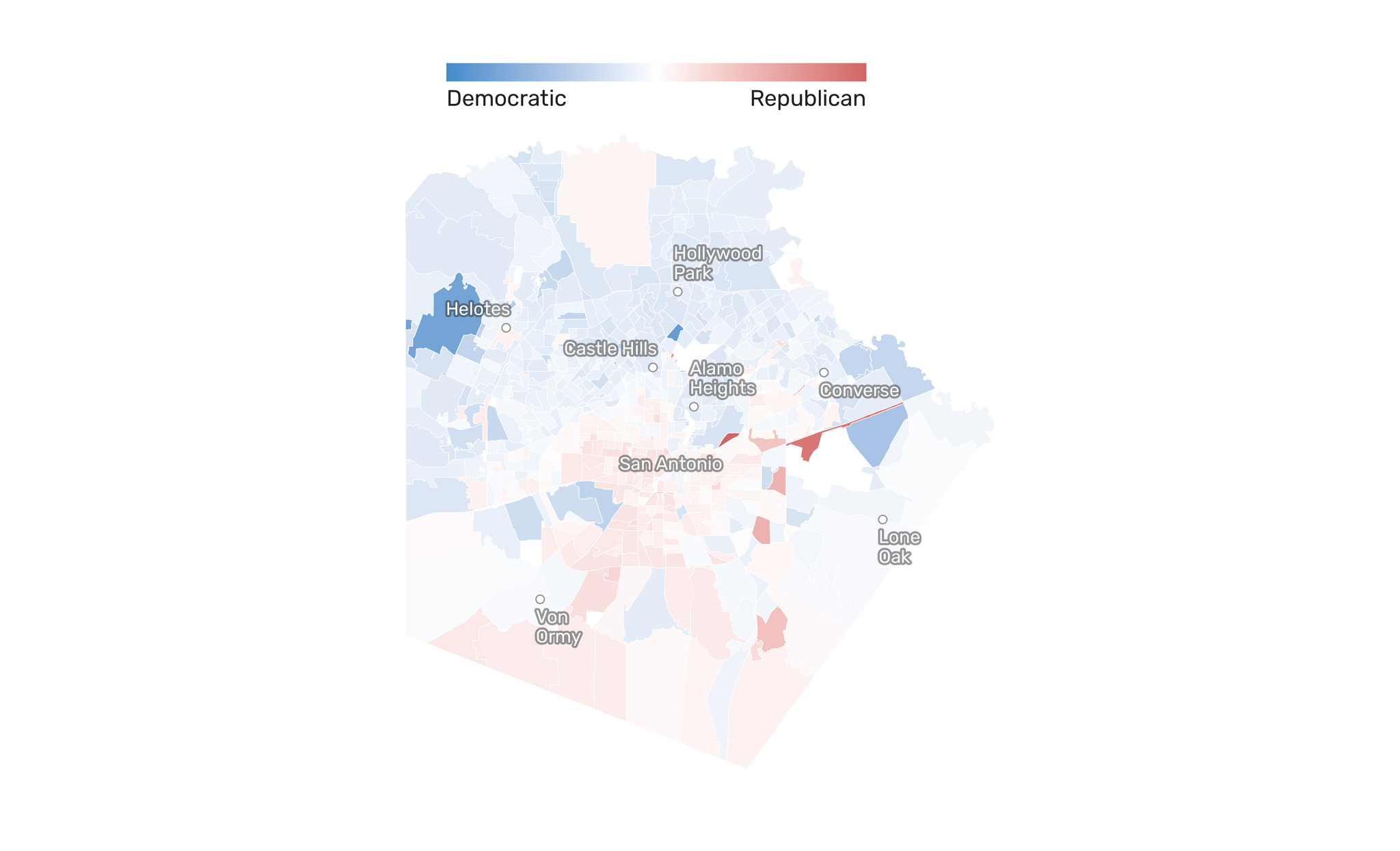 Biden flipped 70 Bexar County precincts from Trump in 2020