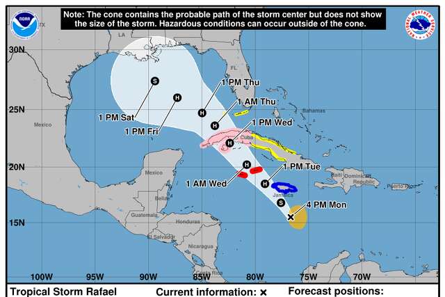 What Texas should watch for as Tropical Storm Rafael aims for Gulf