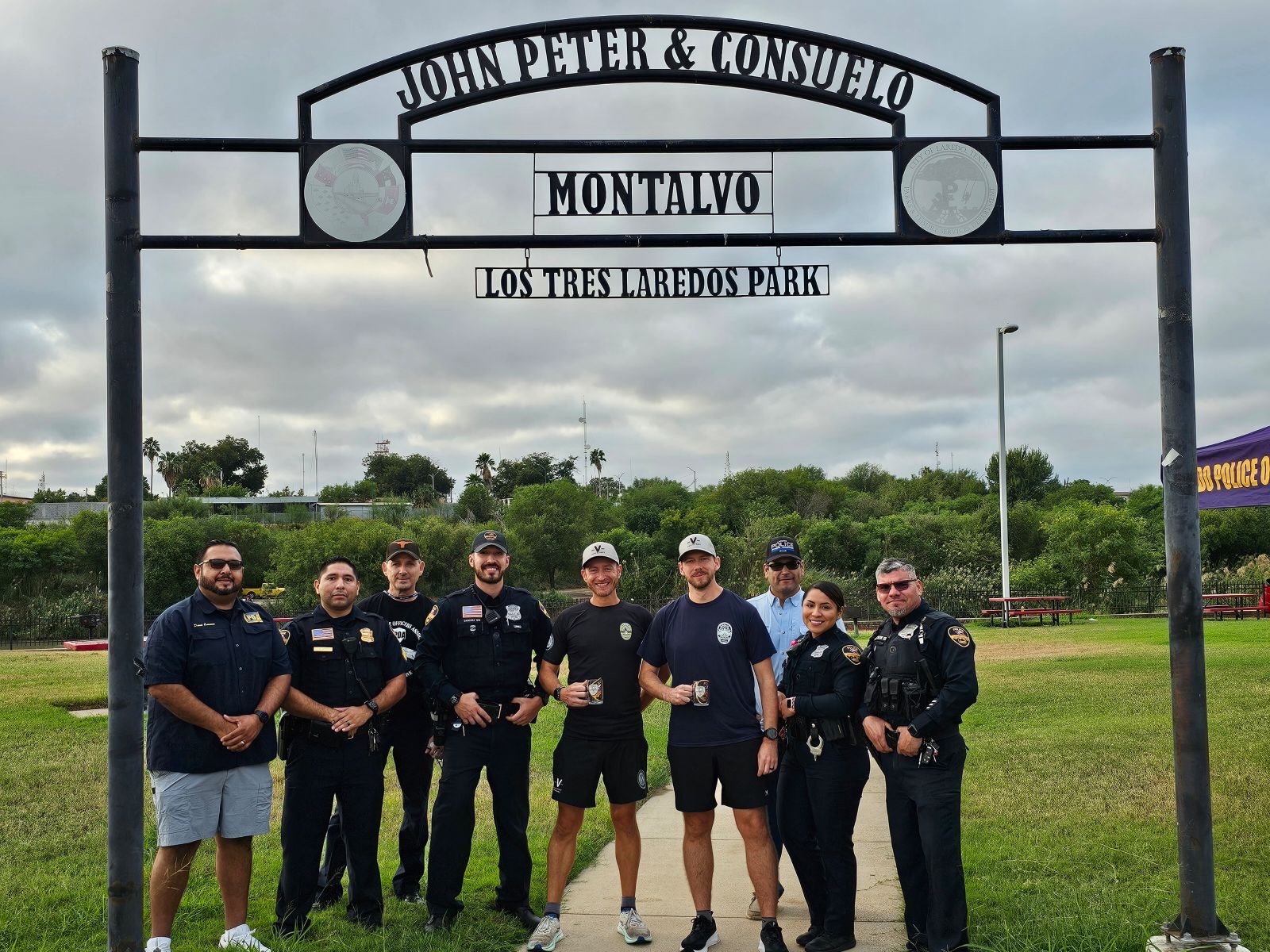 Laredo PD escorts Austin officers on 497-mile run for POMF