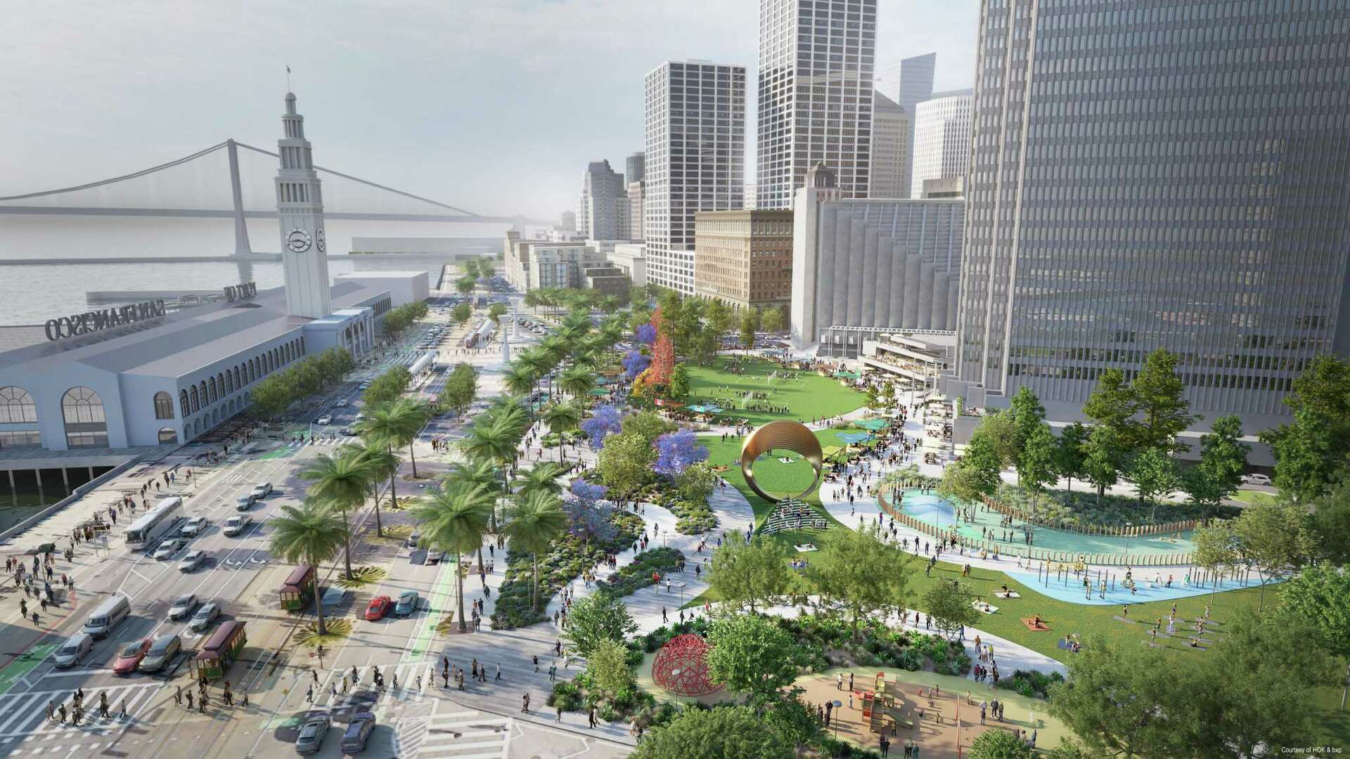 S.F. to revamp Embarcadero Plaza into 5-acre park under Breed plan