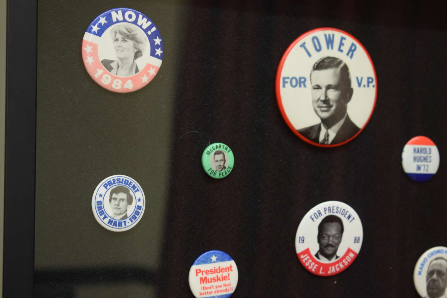 New exhibit at Rice shows American history through campaign buttons