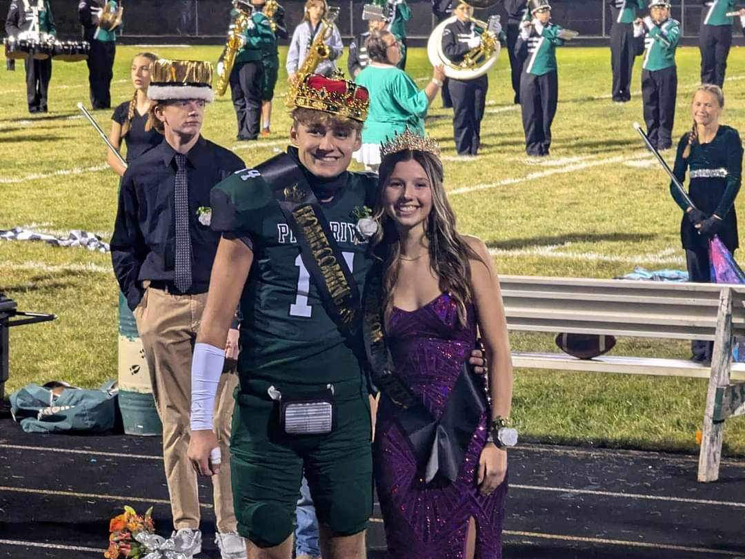 Pine River LeRoy Michigan homecoming king and queen