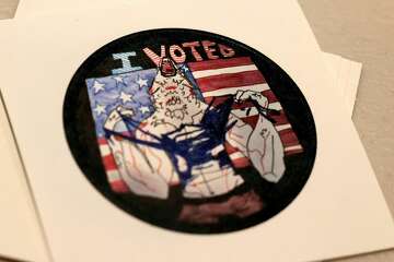 Michigan's werewolf 'I Voted' sticker selling for up to $500 on eBay