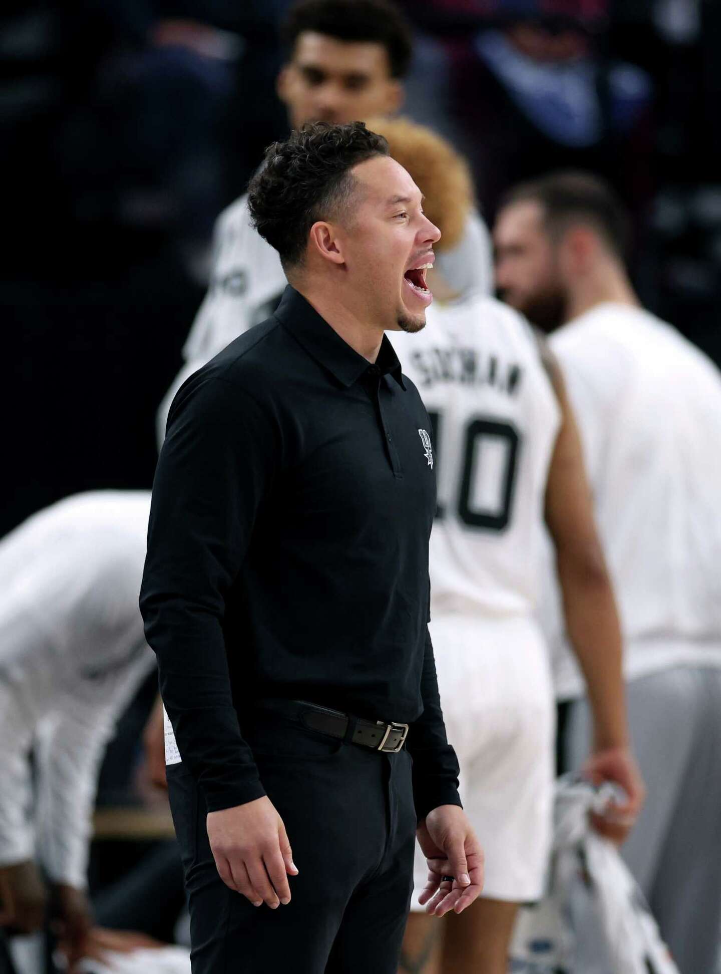Acting coach Mitch Johnson has San Antonio Spurs' ears