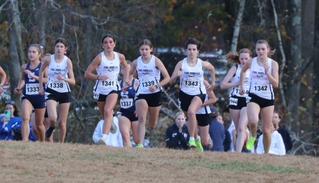 Trumbull High School girls cross country places 5th at CIAC Class LL