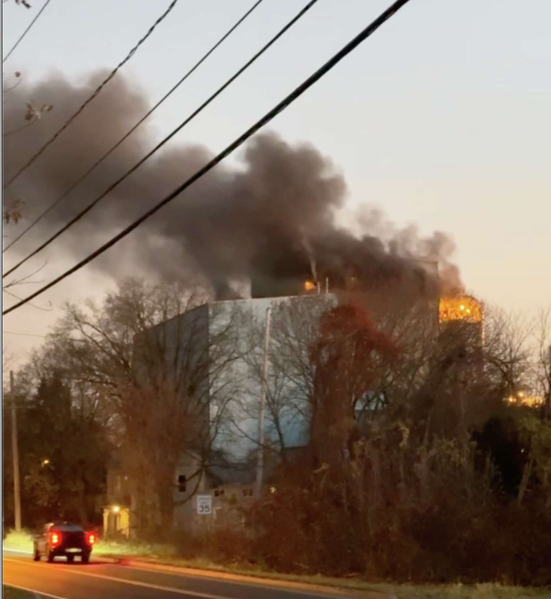 Hudson Falls burn plant sends billowing black smoke over homes