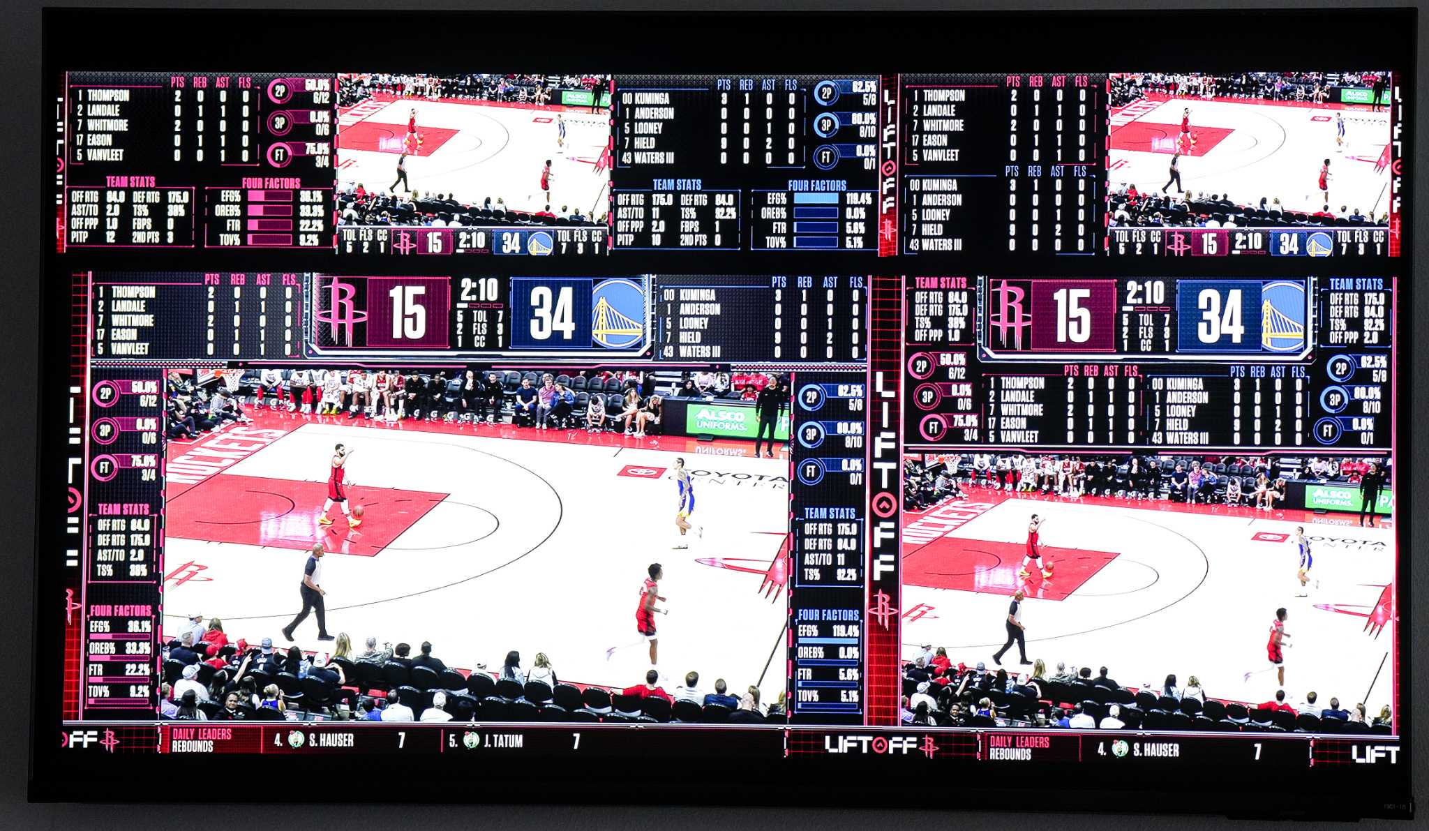 Houston Rockets: A control-room peek at Toyota Center scoreboard show
