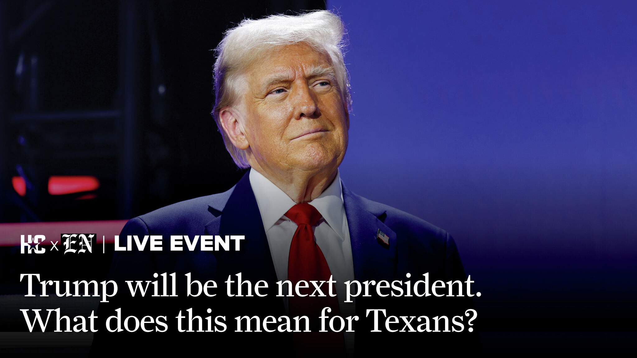 Trump will be the next president. Join our live event on what's next.