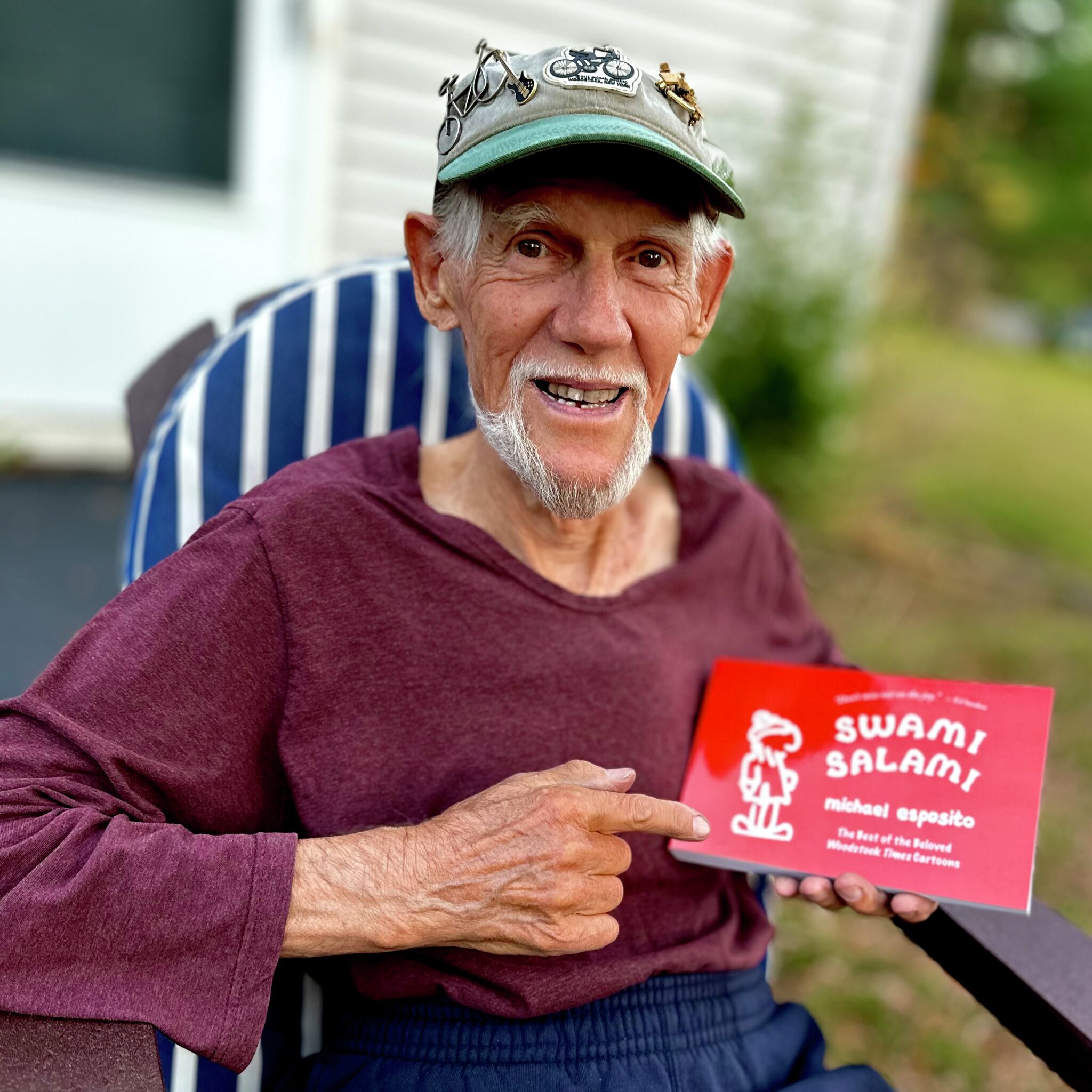 Woodstock’s Michael Esposito publishes Swami Salami cartoon book