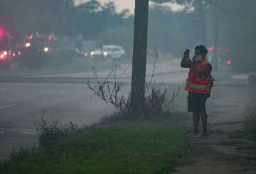Large plume of smoke is from warehouse fire in northwest Houston