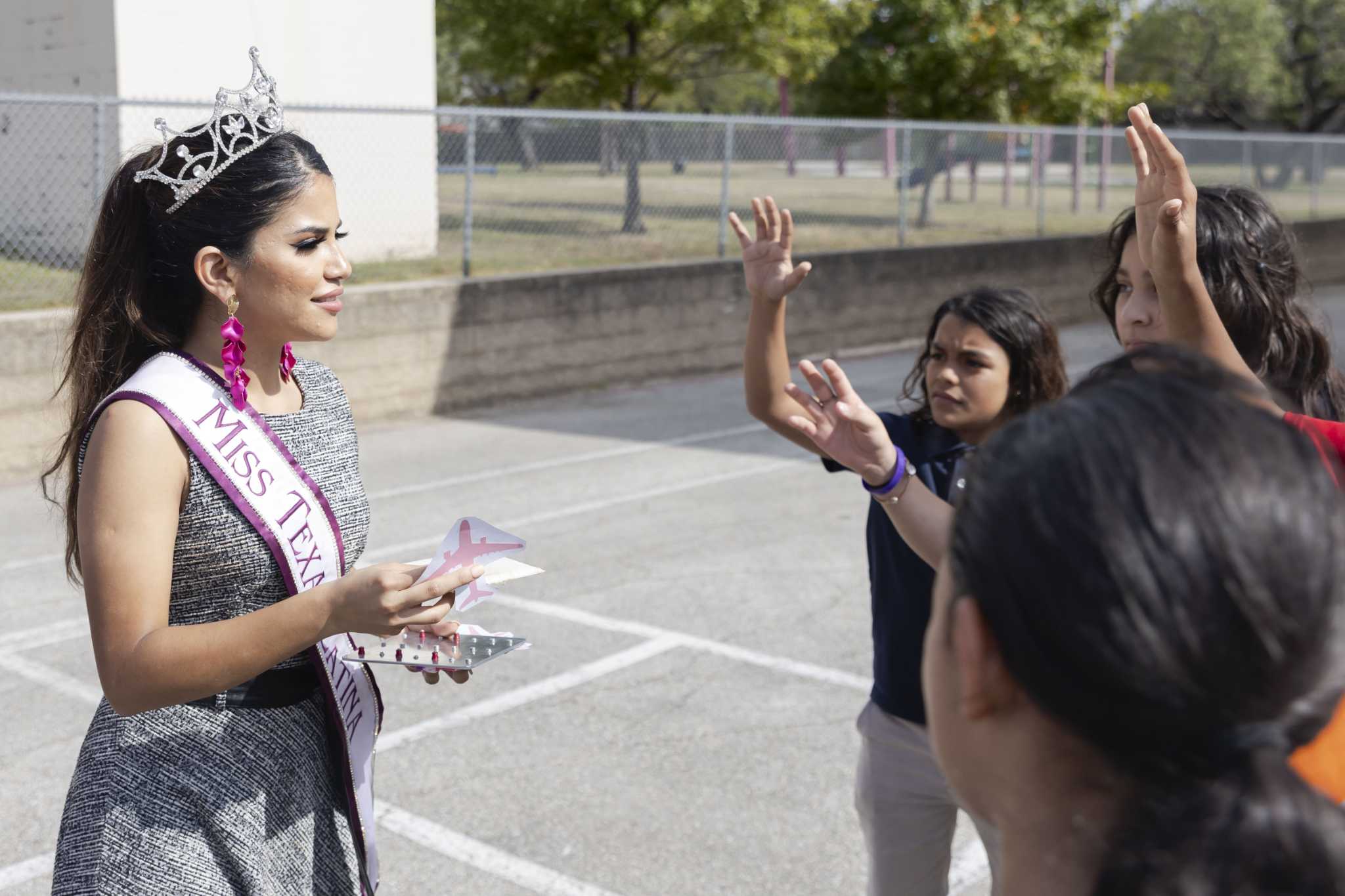 Aircraft tech turned pageant queen aims to inspire young girls