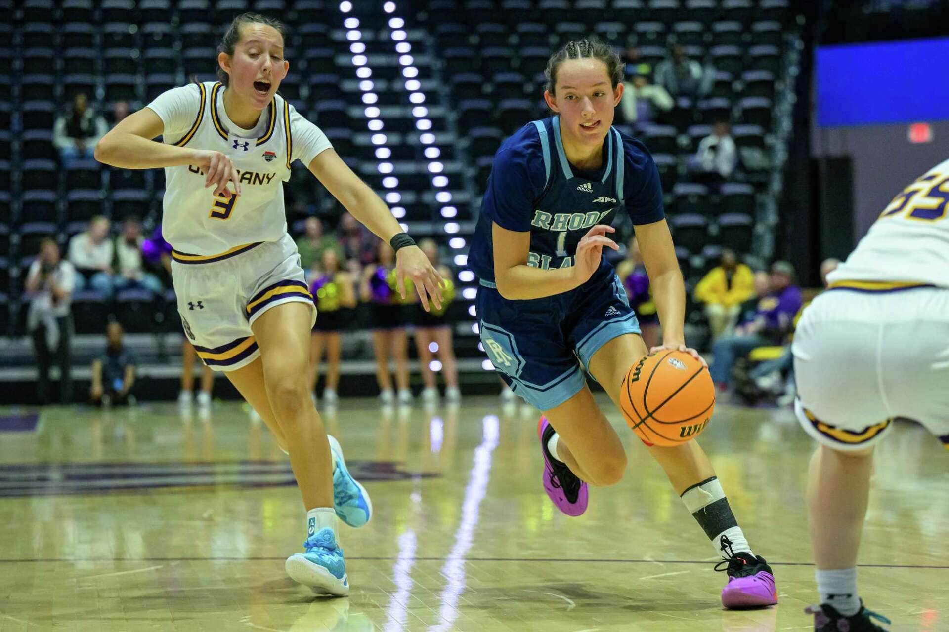 Lilly Phillips' UAlbany team tops Sophie Phillips, Rhode Island