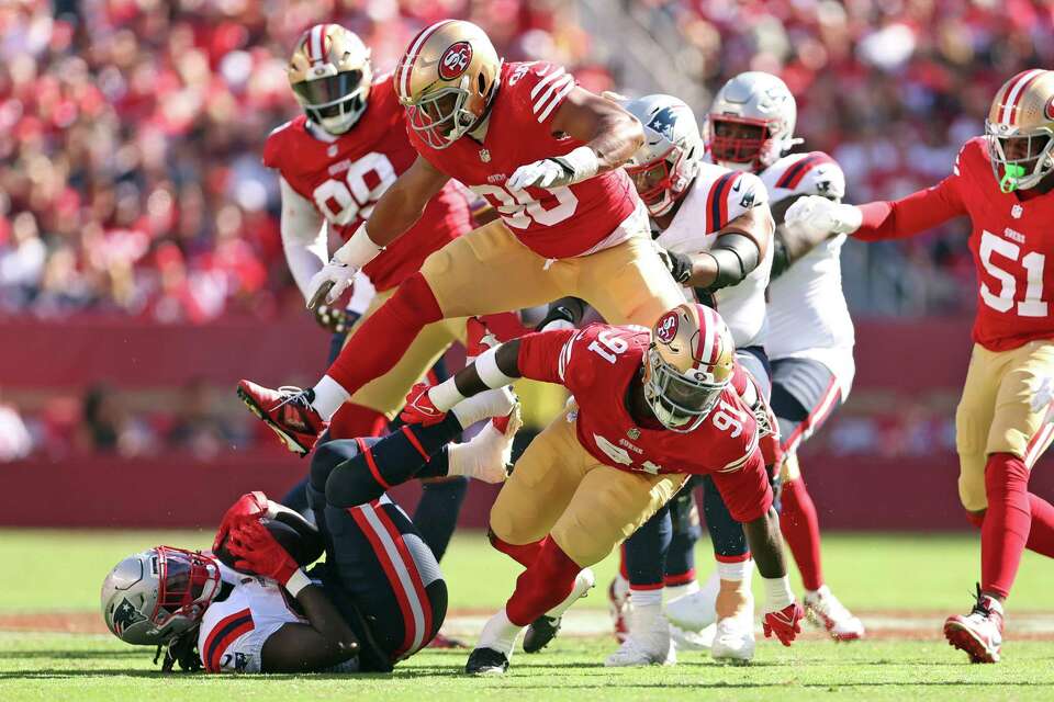 Sam Okuayinonu’s improbable rise from out of NFL to 49ers impact DE