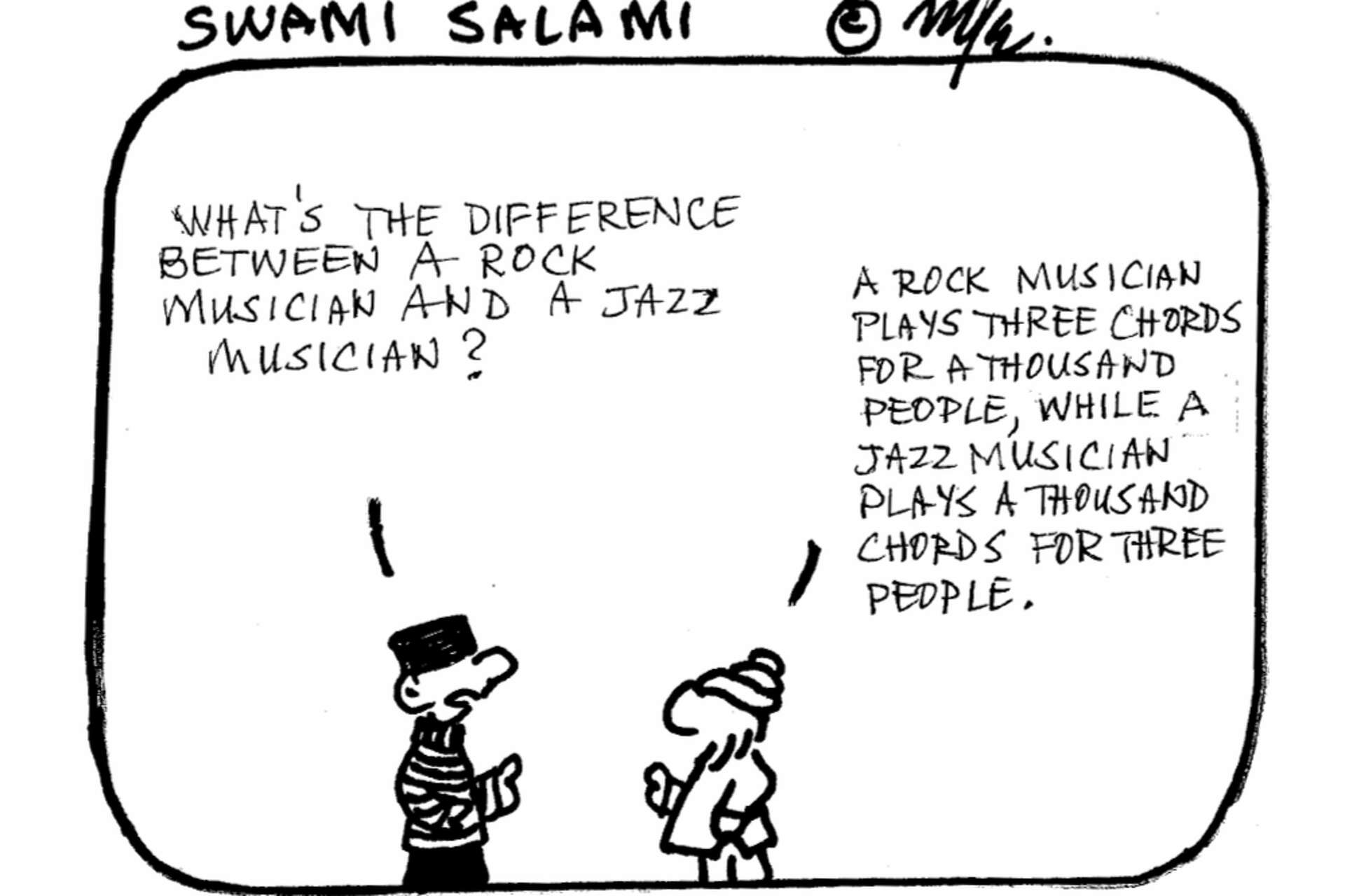Woodstock’s Michael Esposito publishes Swami Salami cartoon book