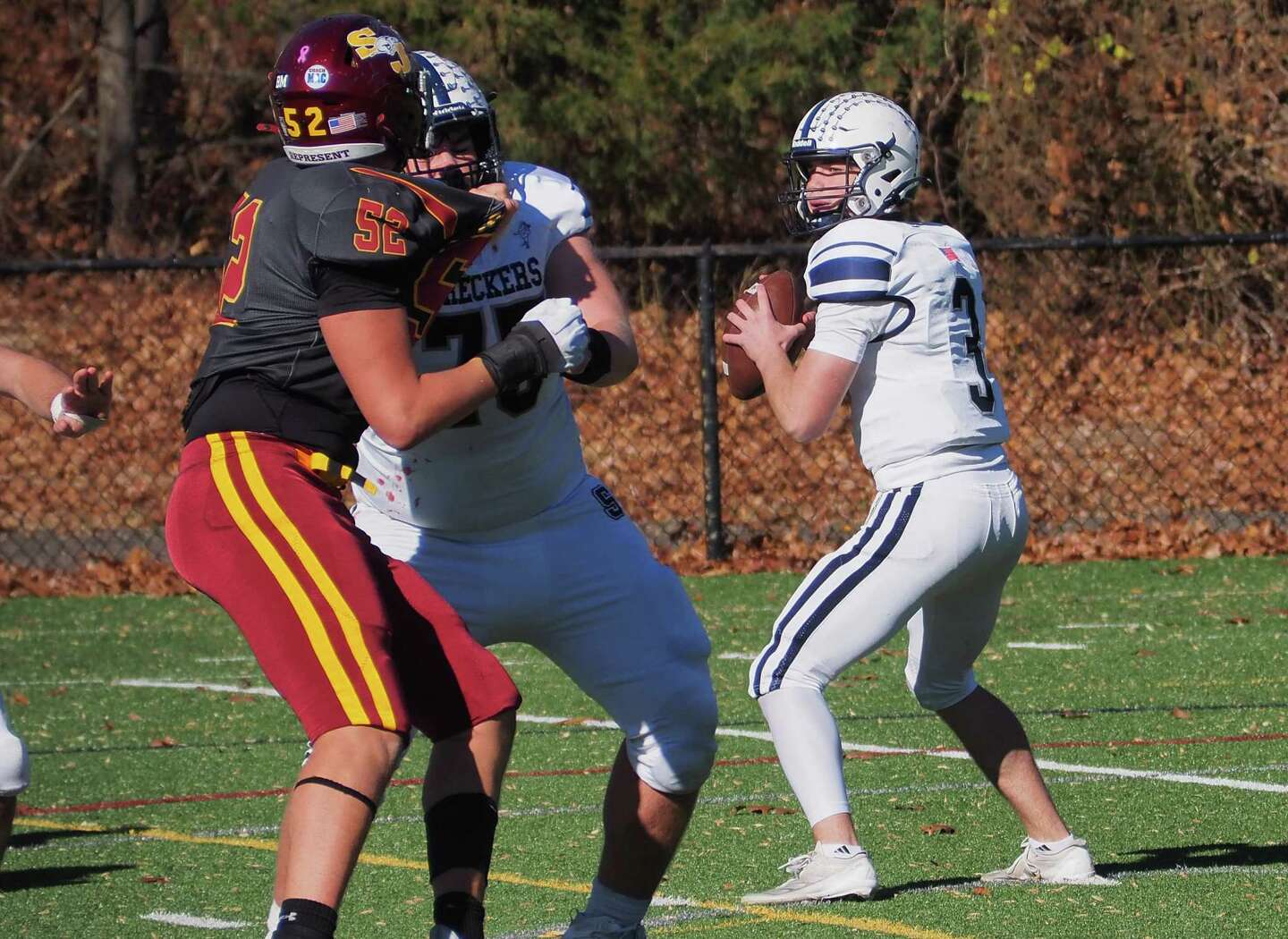 Staples football stuns St. Joseph with late TD pass by Nick Wei
