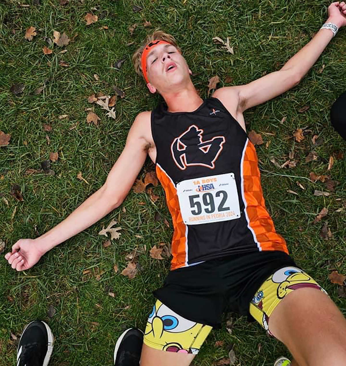 Gillespie's Chaz Oberkfell wins cross country state championship