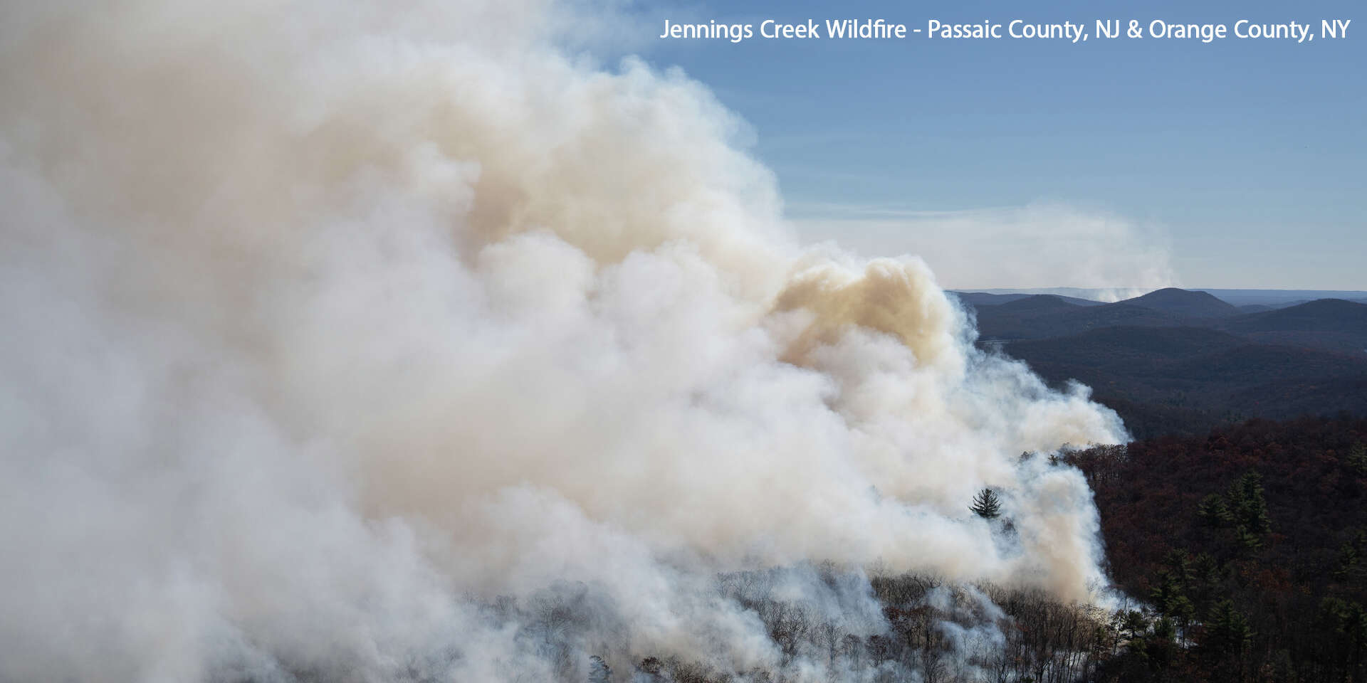 New York parks worker dies responding to wildfire in Orange County