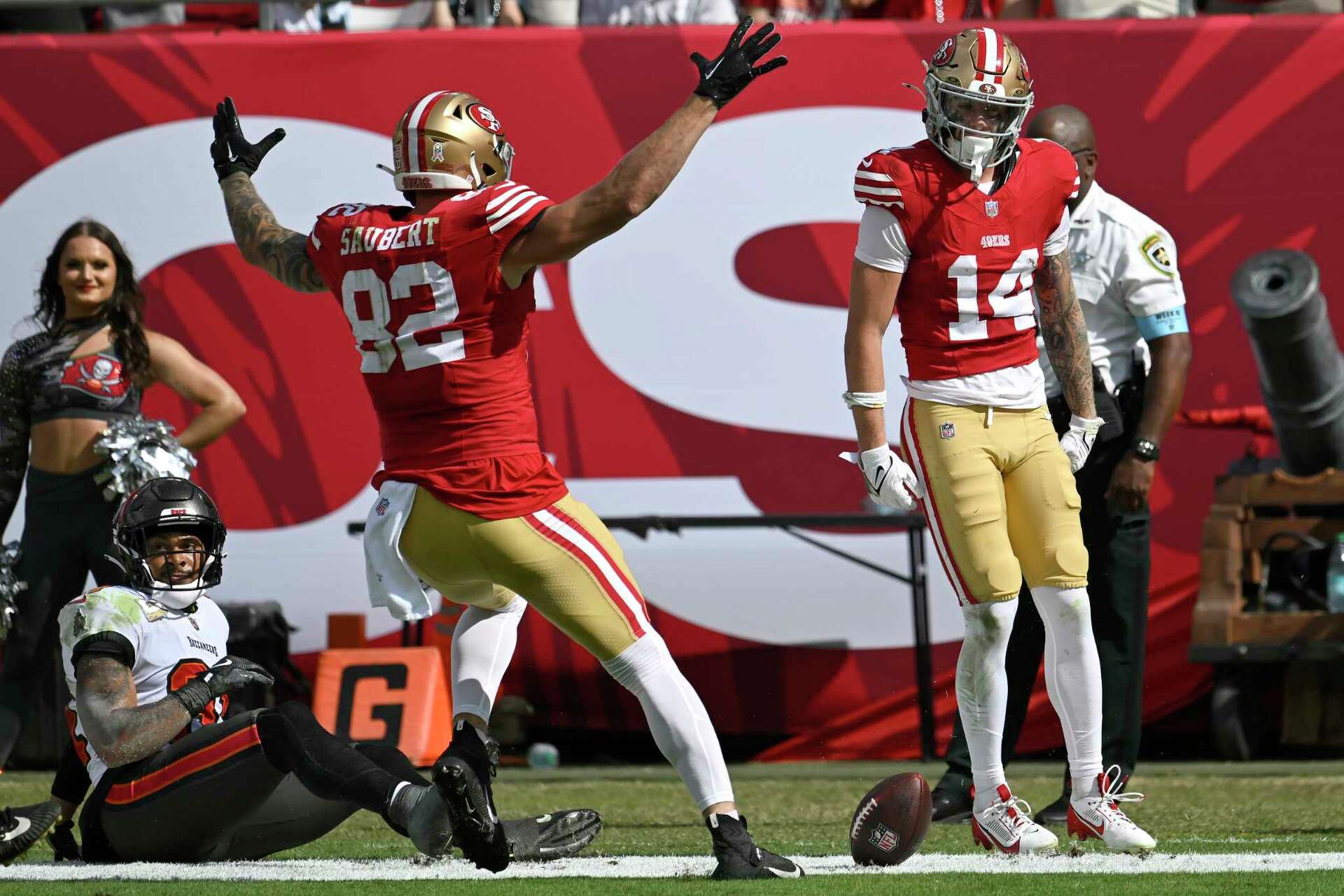 49ers beat Bucs on final play as Moody makes good after brutal outing